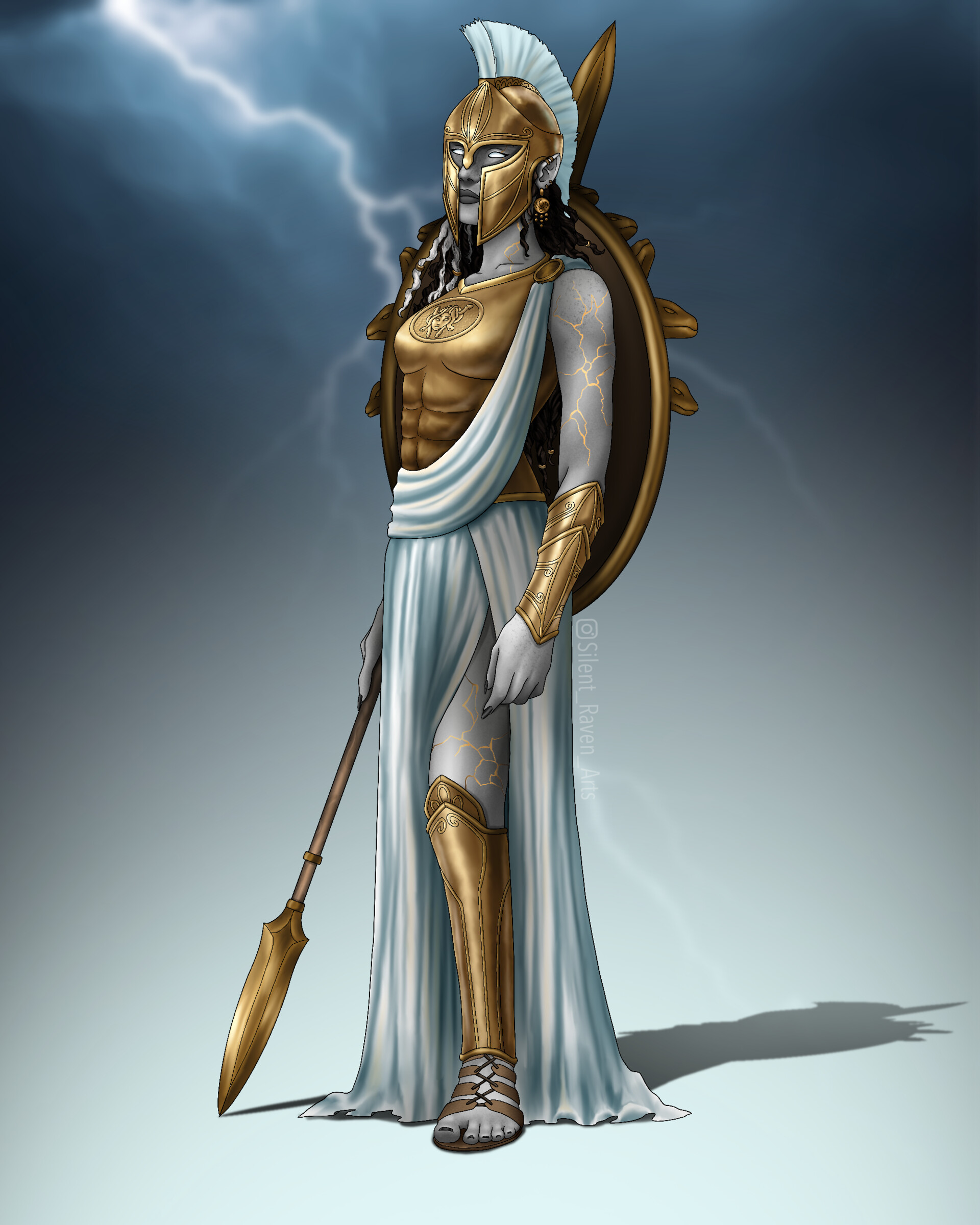 ArtStation - Character Design - Female Cleric - DnD