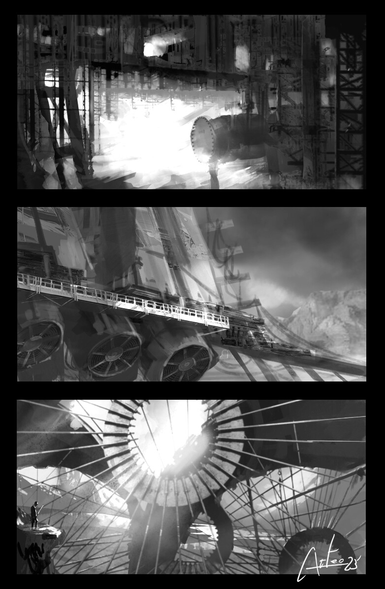 ArtStation - Concept Art SF factories