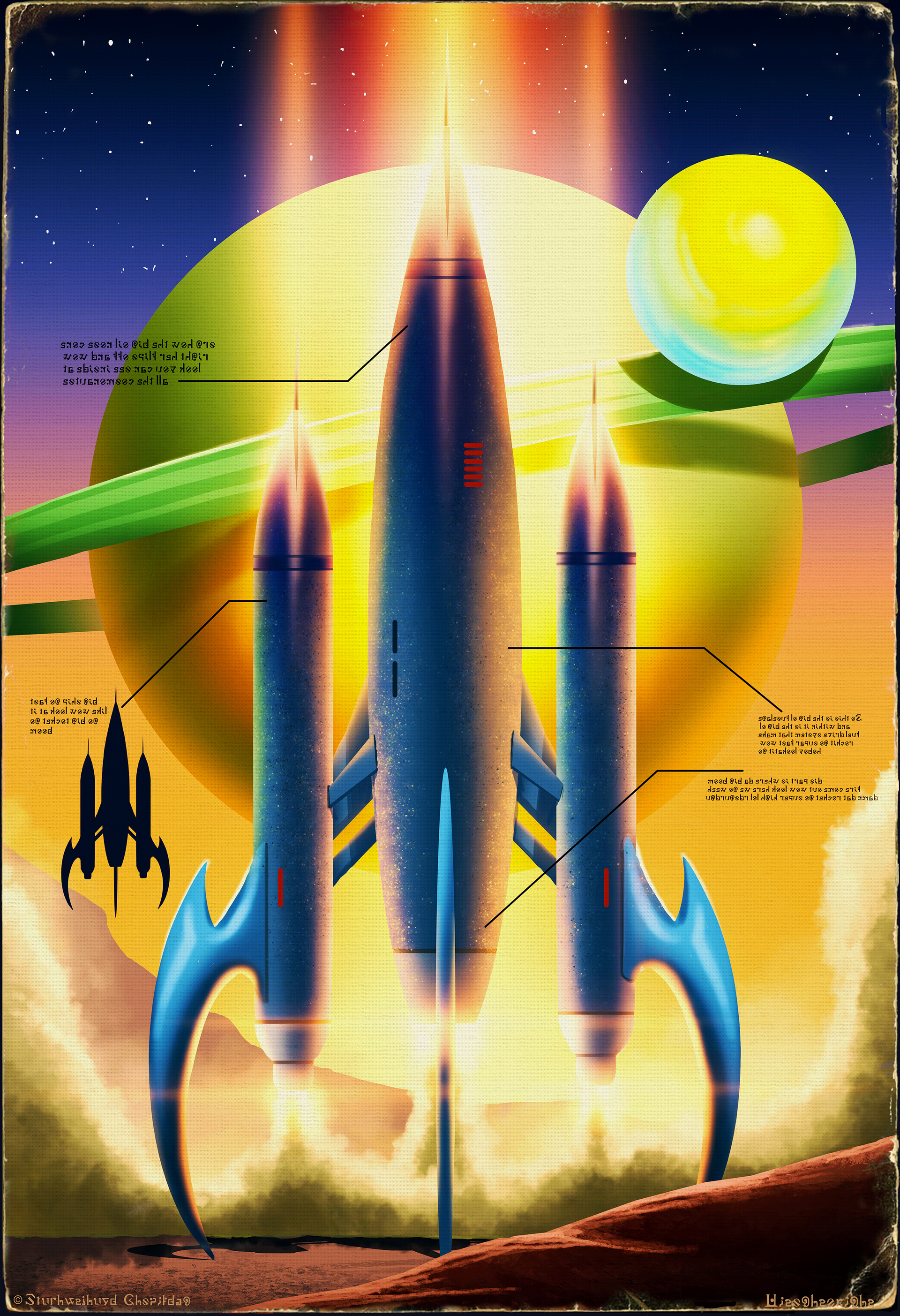 Colin Searle - Lucas the Spider - Attic Space Posters