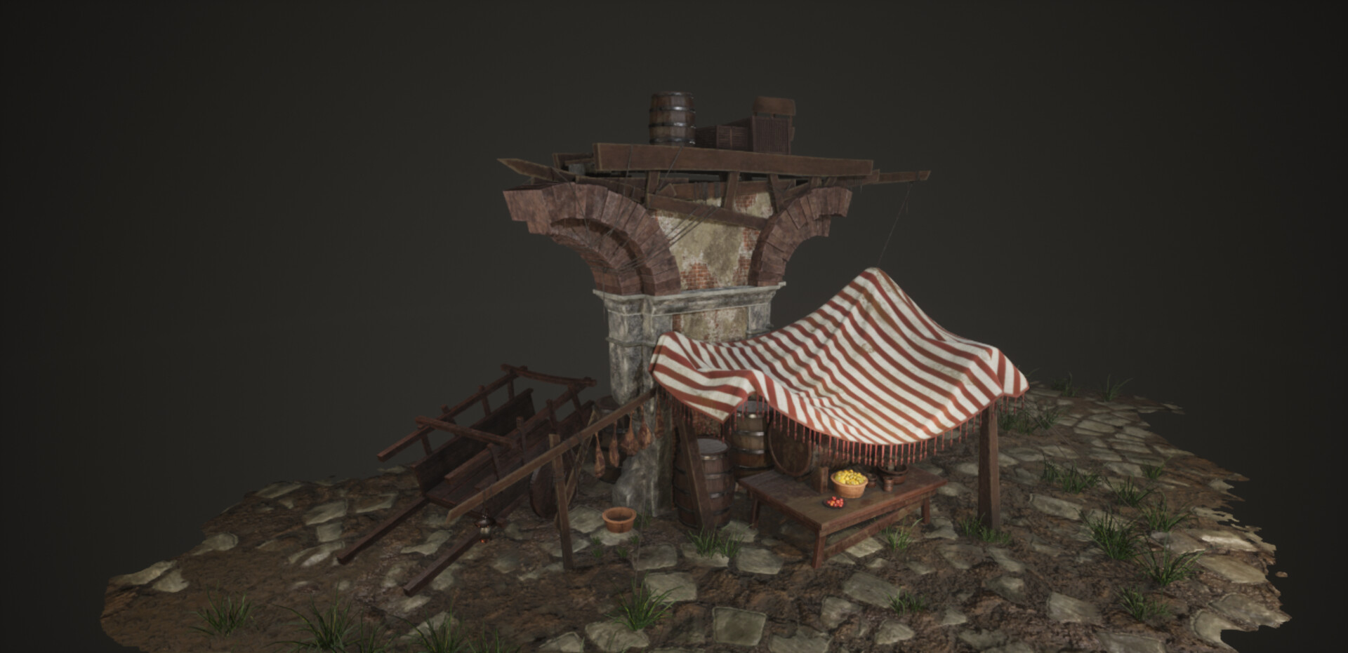 ArtStation - broken wall