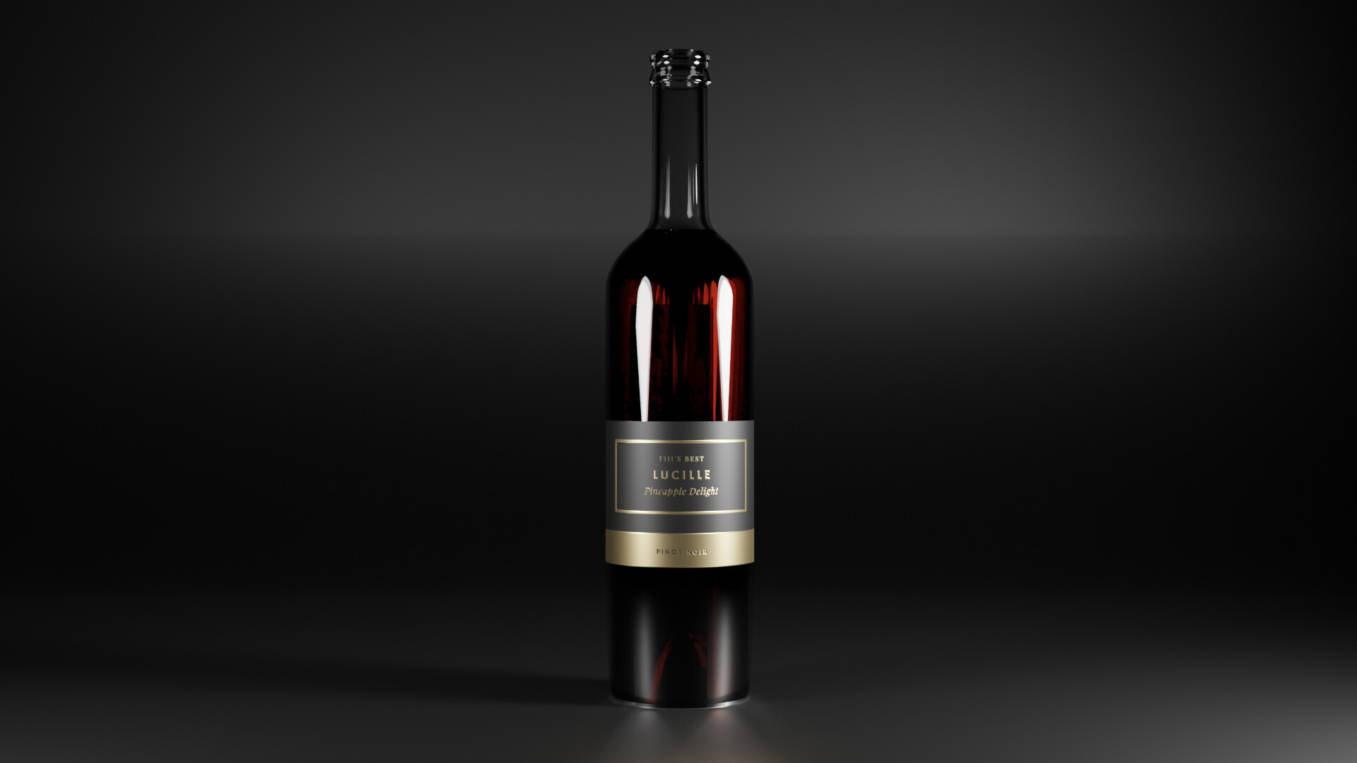 ArtStation - Wine Bottle Lucille