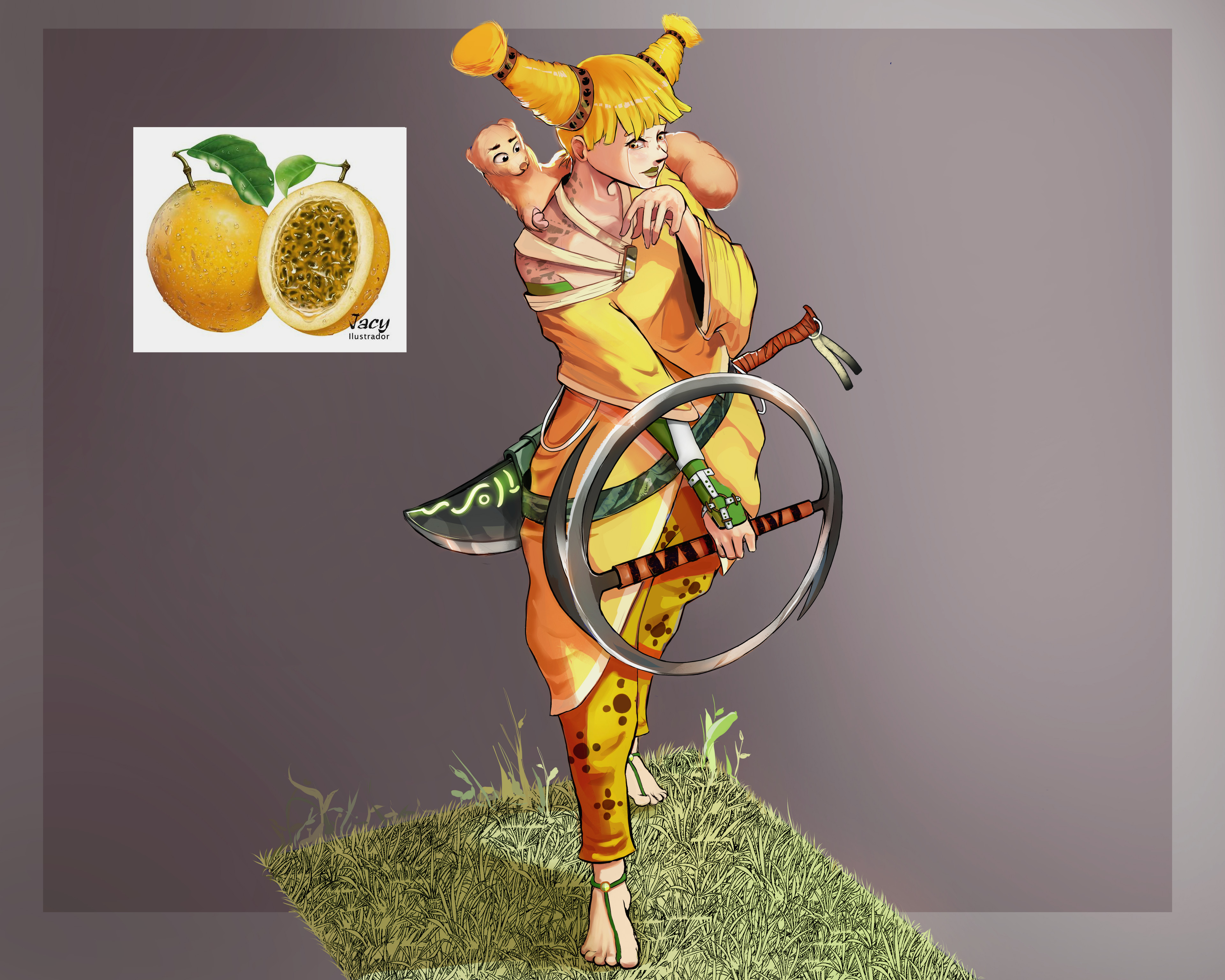 Erick Serra - CHARACTER CONCEPT ART - PASSION FRUIT BASED