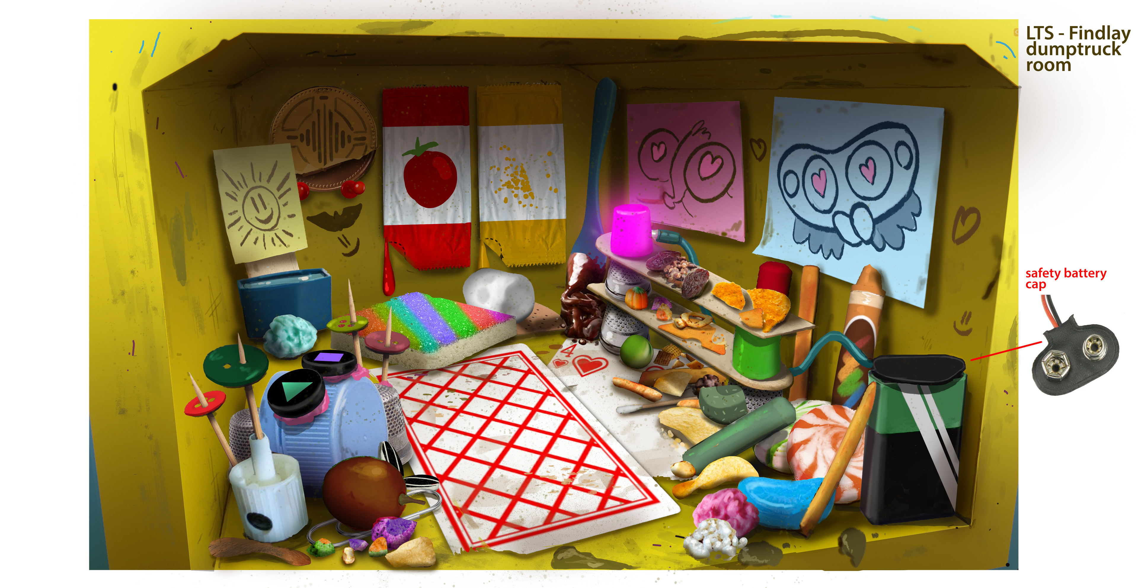 Colin Searle - Lucas the Spider - Findley Dumptruck Interior and Design