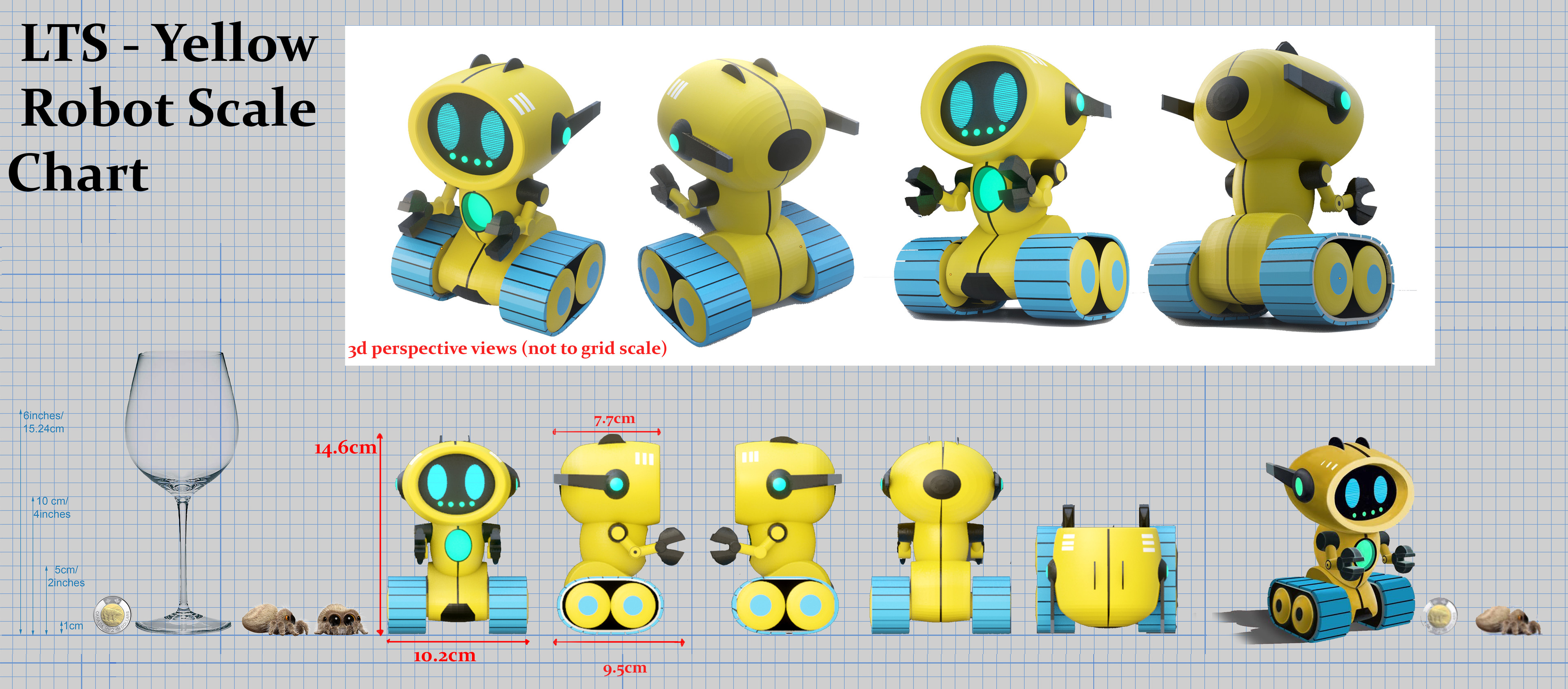 Colin Searle - Lucas the Spider - Yellow Robot