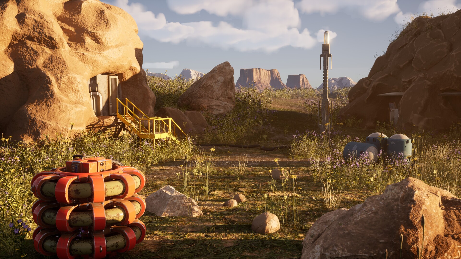 ArtStation - Border outpost in style of Horizon Forbidden West