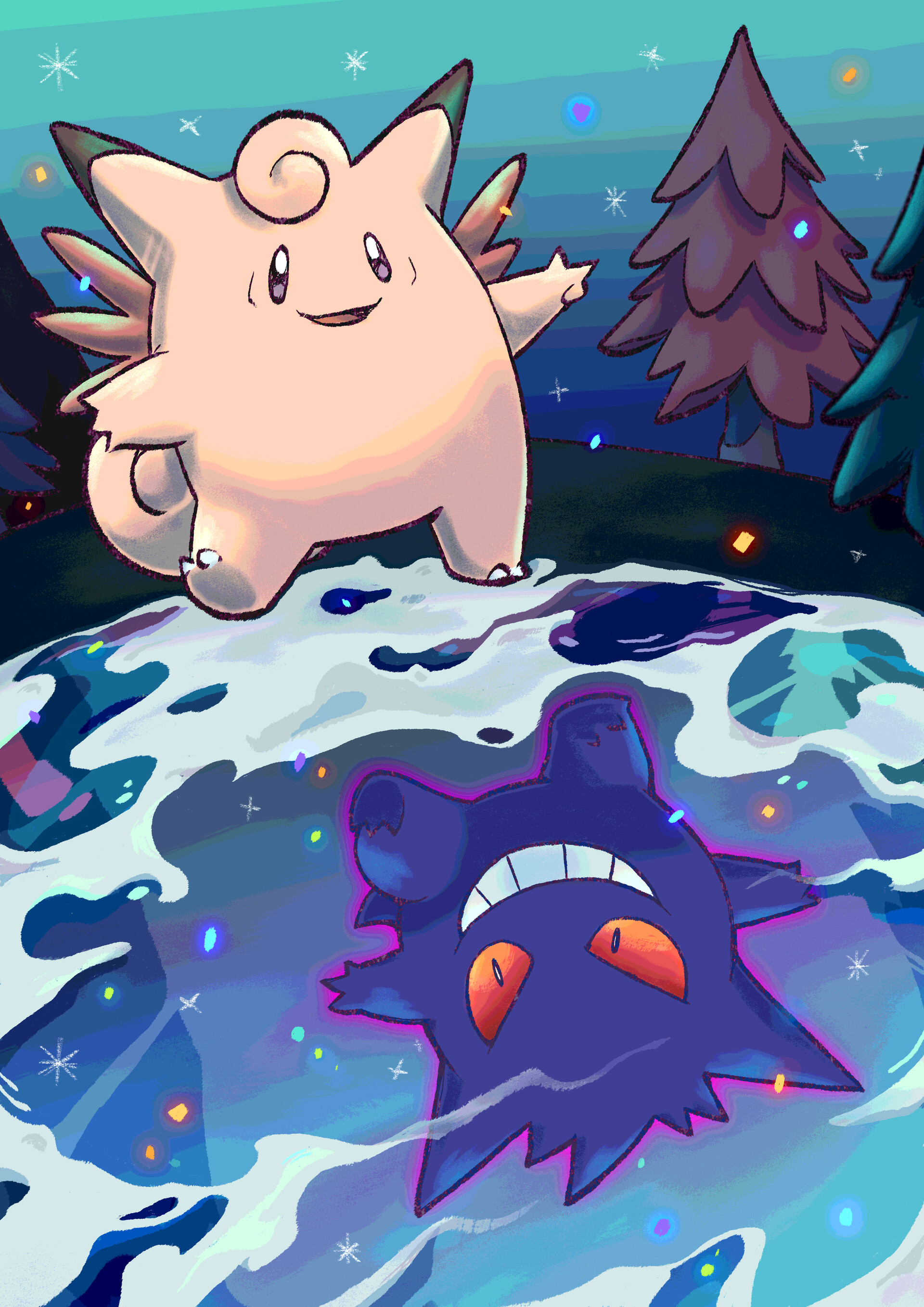 Gengar Clefable