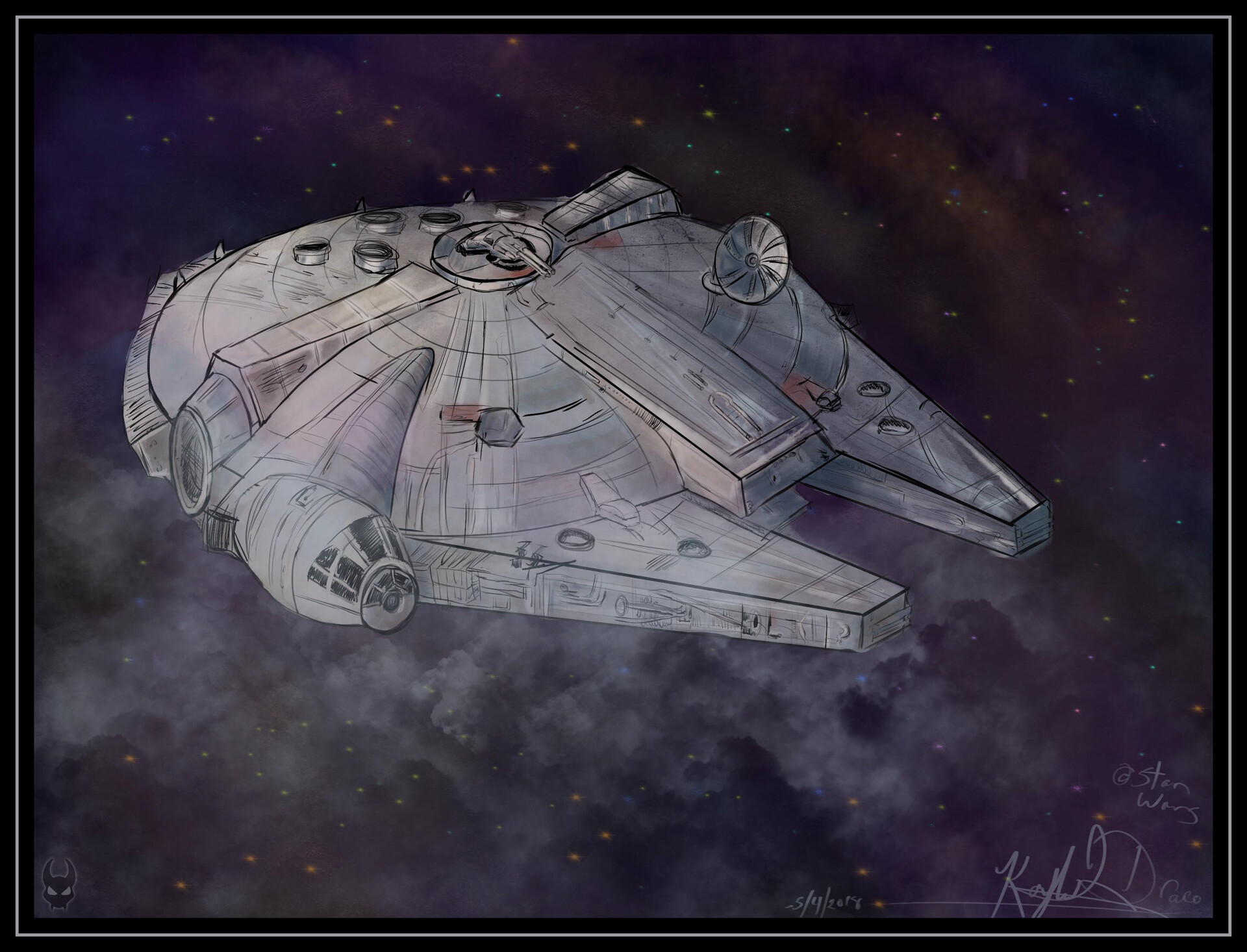 ArtStation - Millennium Falcon