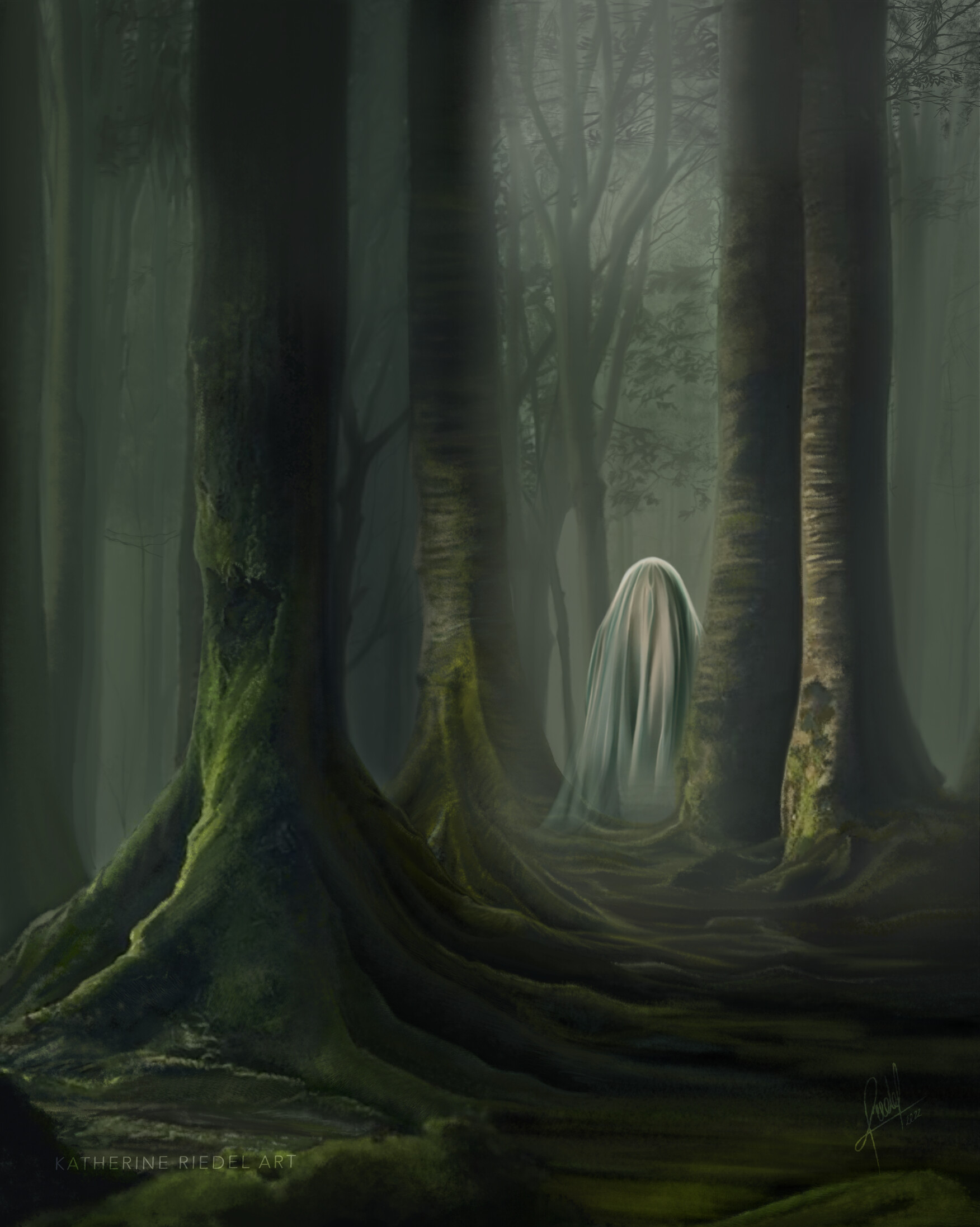 ArtStation - Ghostly Forest