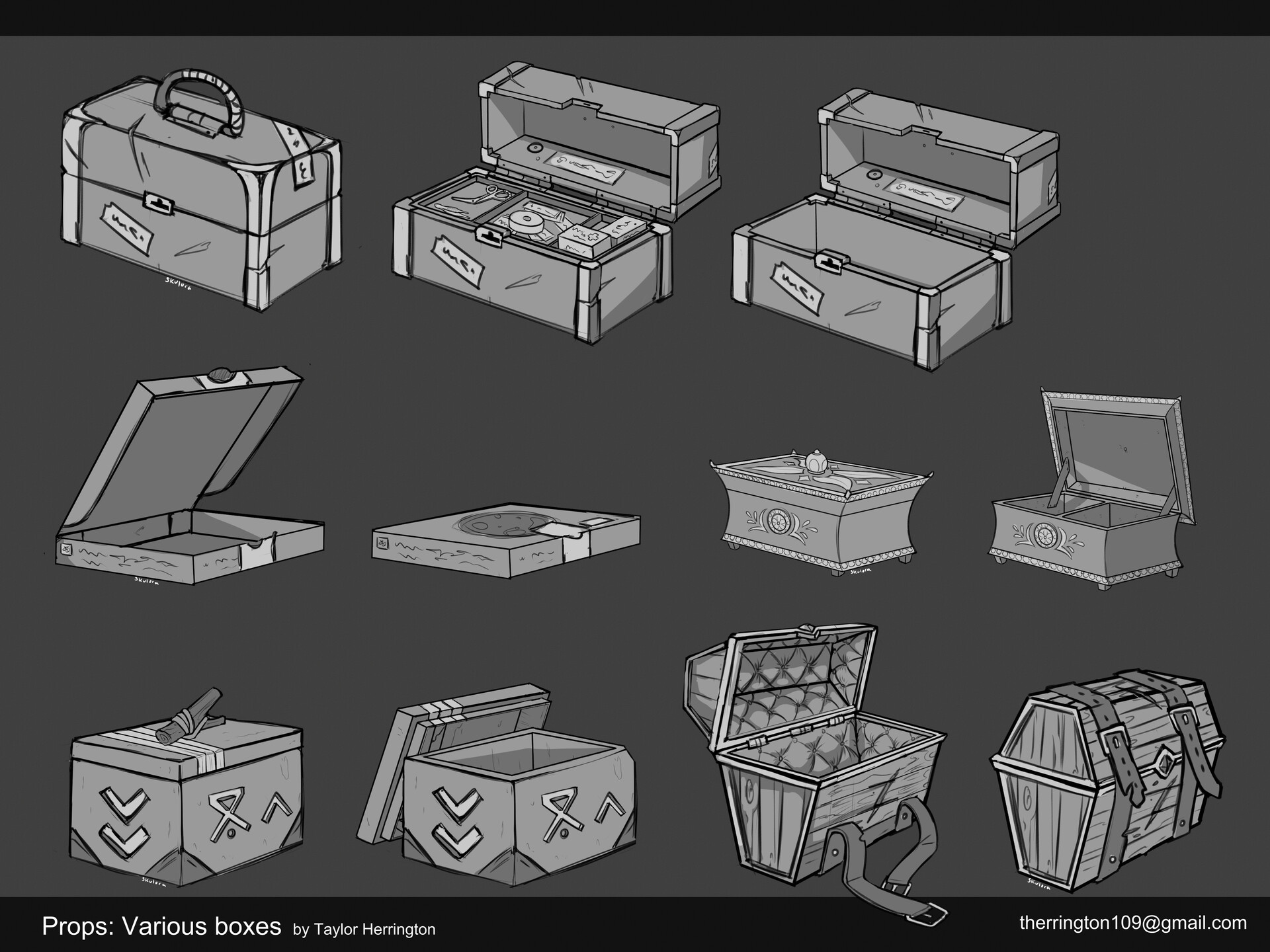 ArtStation - Props: Boxes