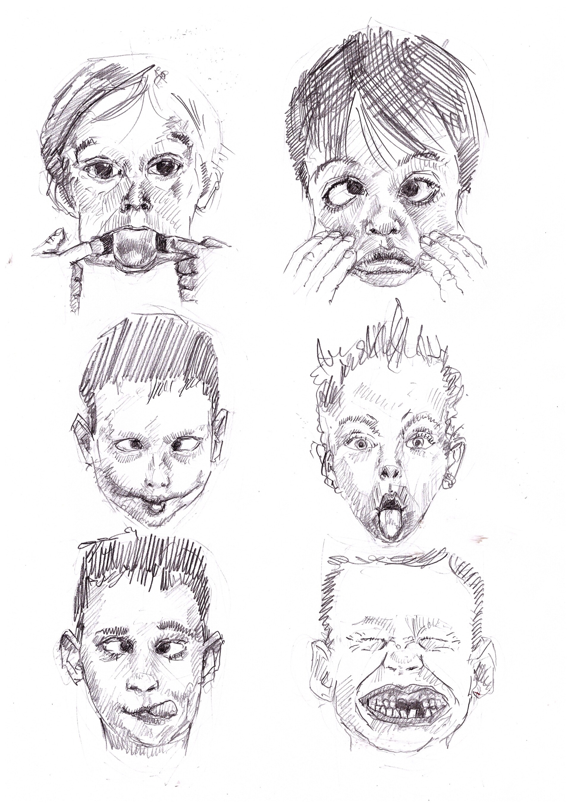 ArtStation - facial expressions