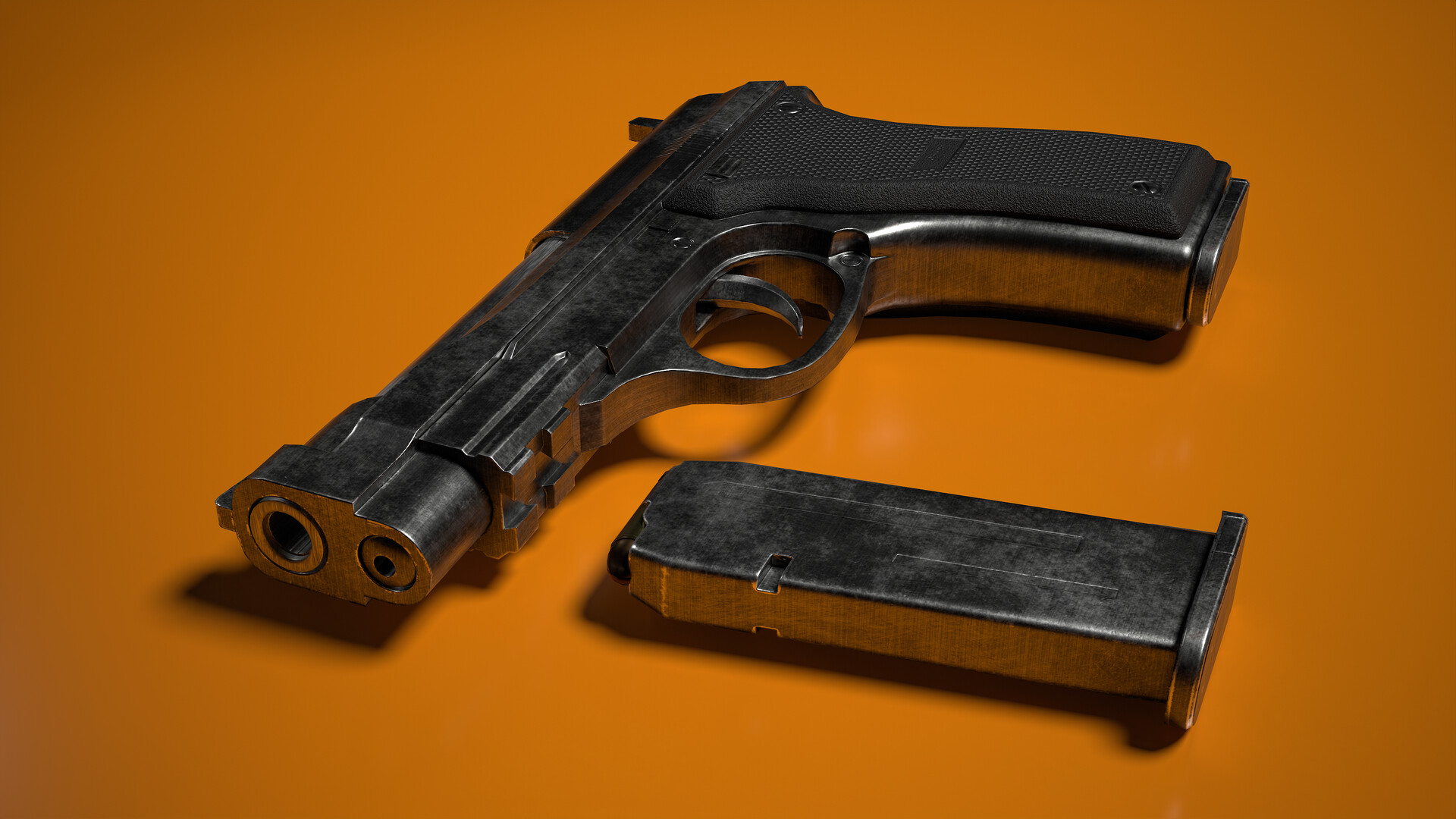 pistol 9mm automatic