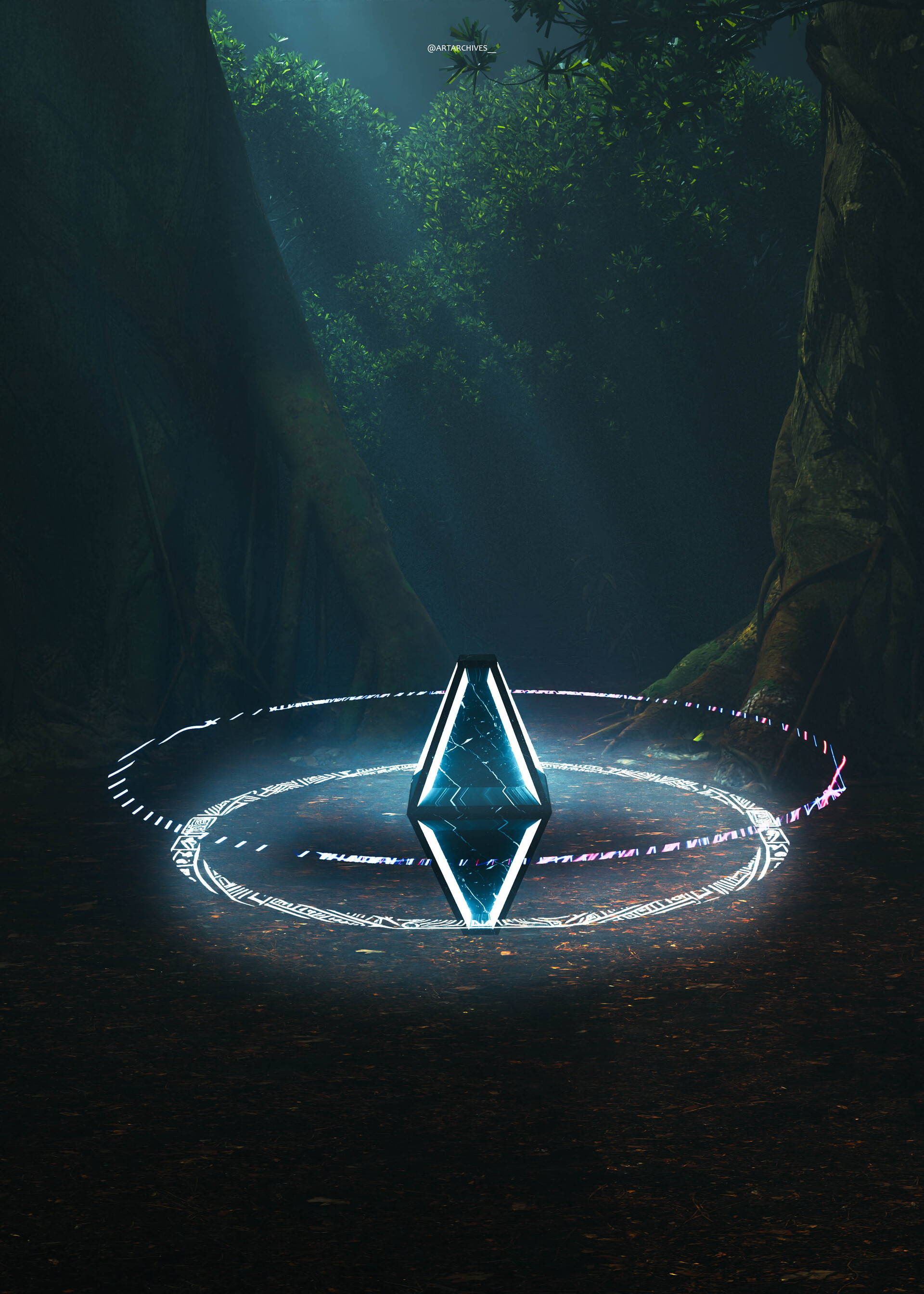 ArtStation - Neon Forest