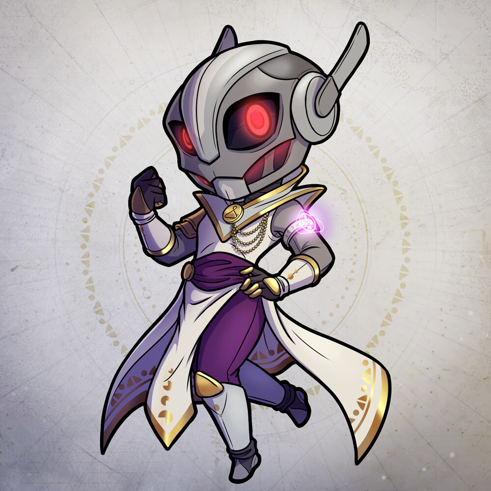ArtStation - Destiny: cute Warlock