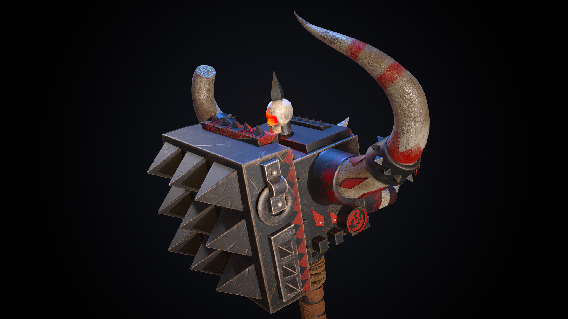 ArtStation - Orc war hammer