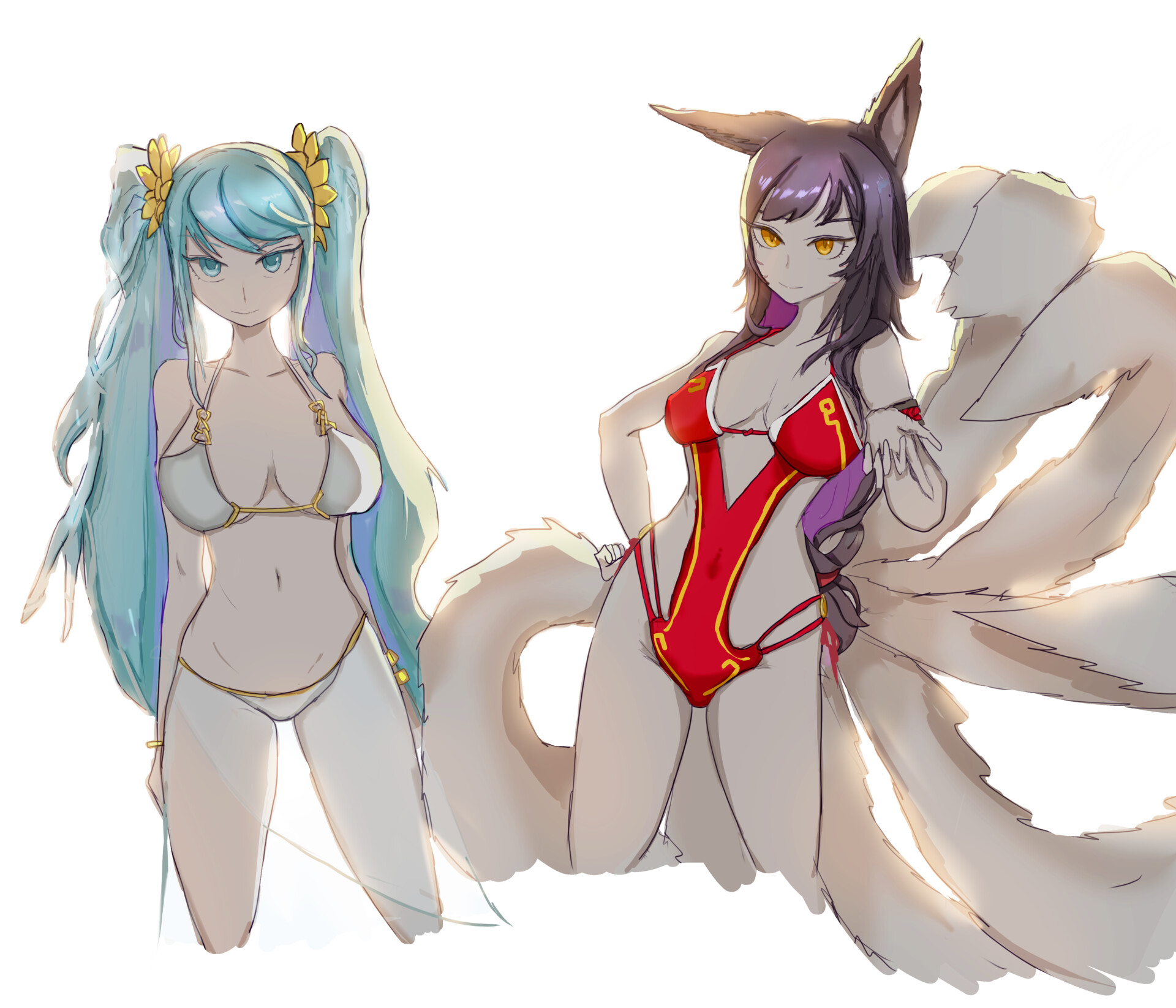 Sona And Ahri