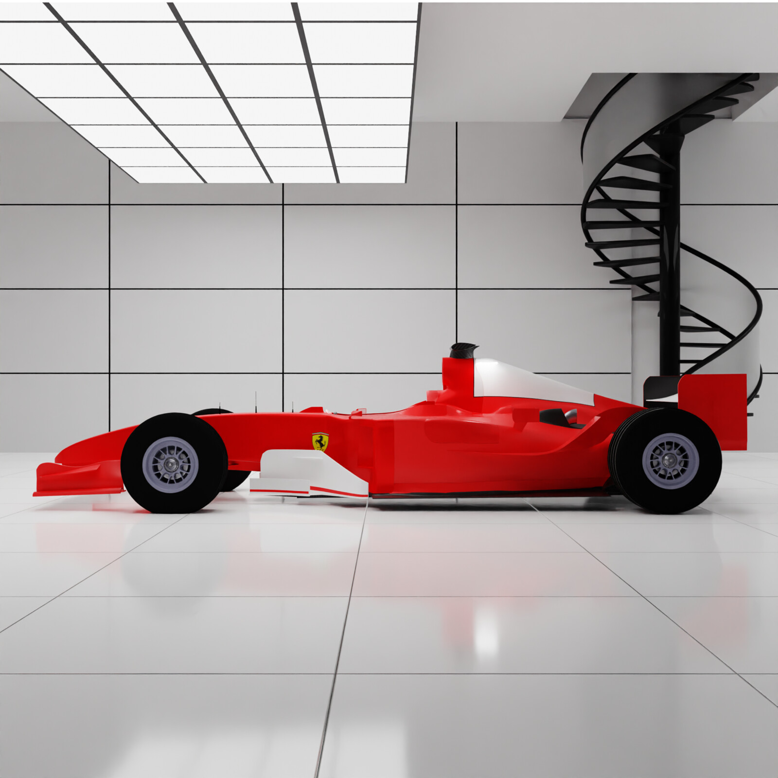 Dustin Seifert - Ferrari F2004 3D Model