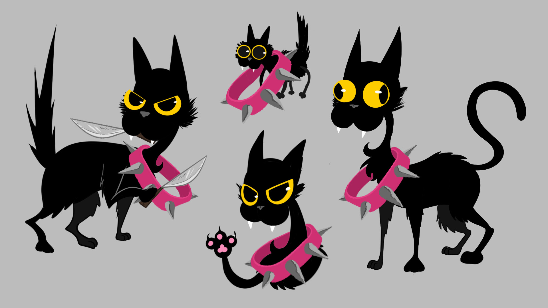 ArtStation - Cat design concept.