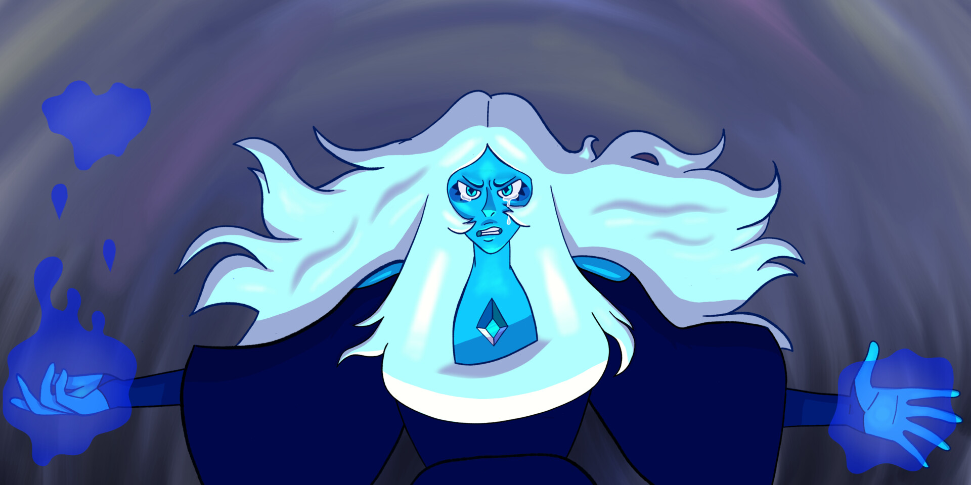 ArtStation - Steven Universe Blue Diamond fan art