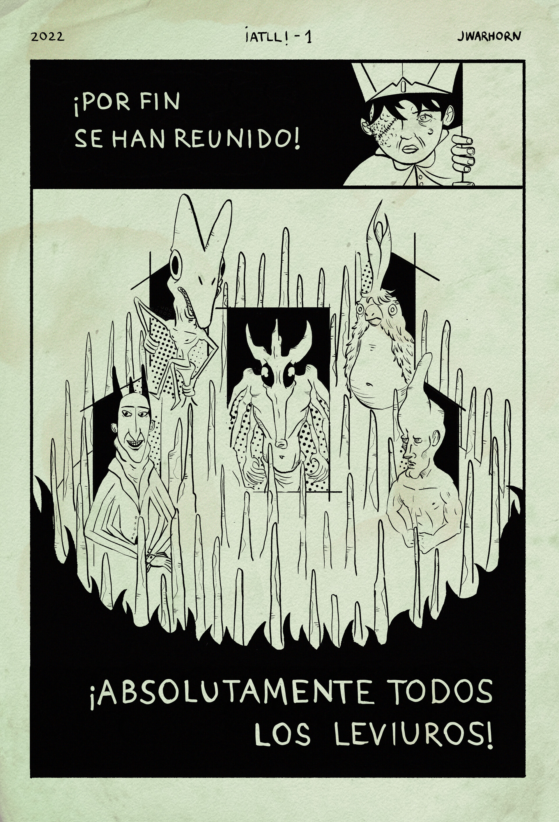 ArtStation - Experimental comic: ¡ATTL!