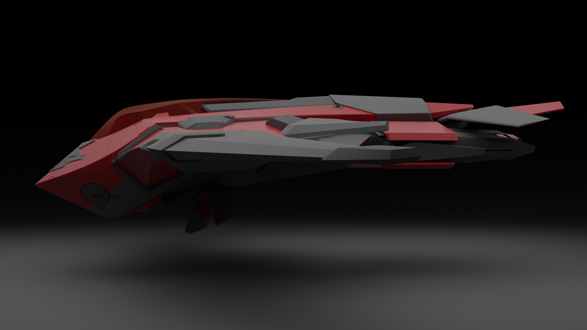 ArtStation - Stingray Inspired Sci-Fi Spaceship