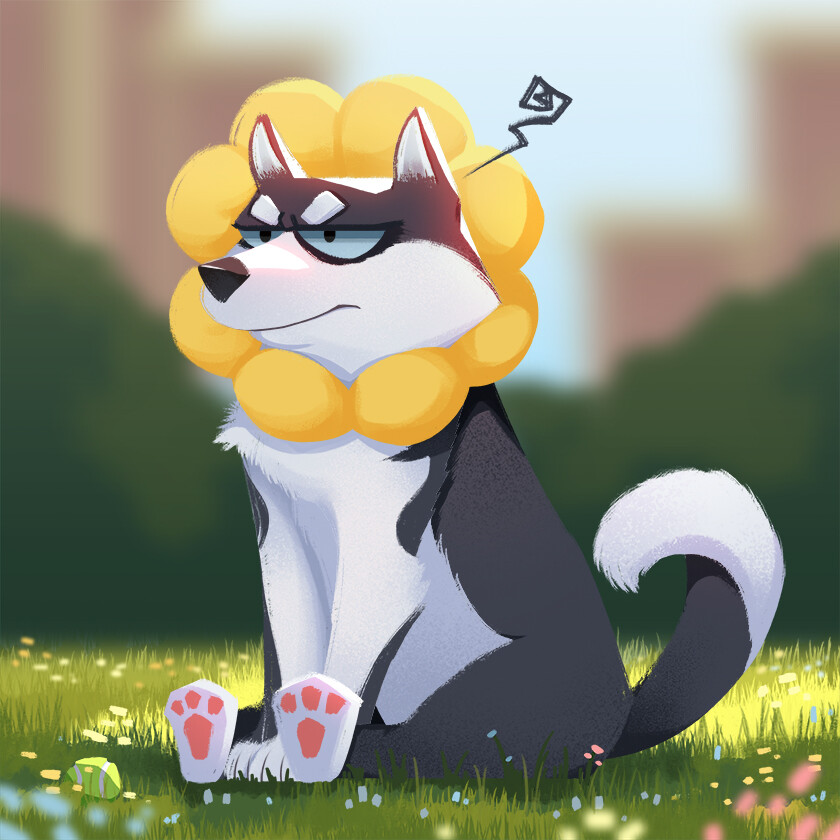 ArtStation - The Distressed Husky