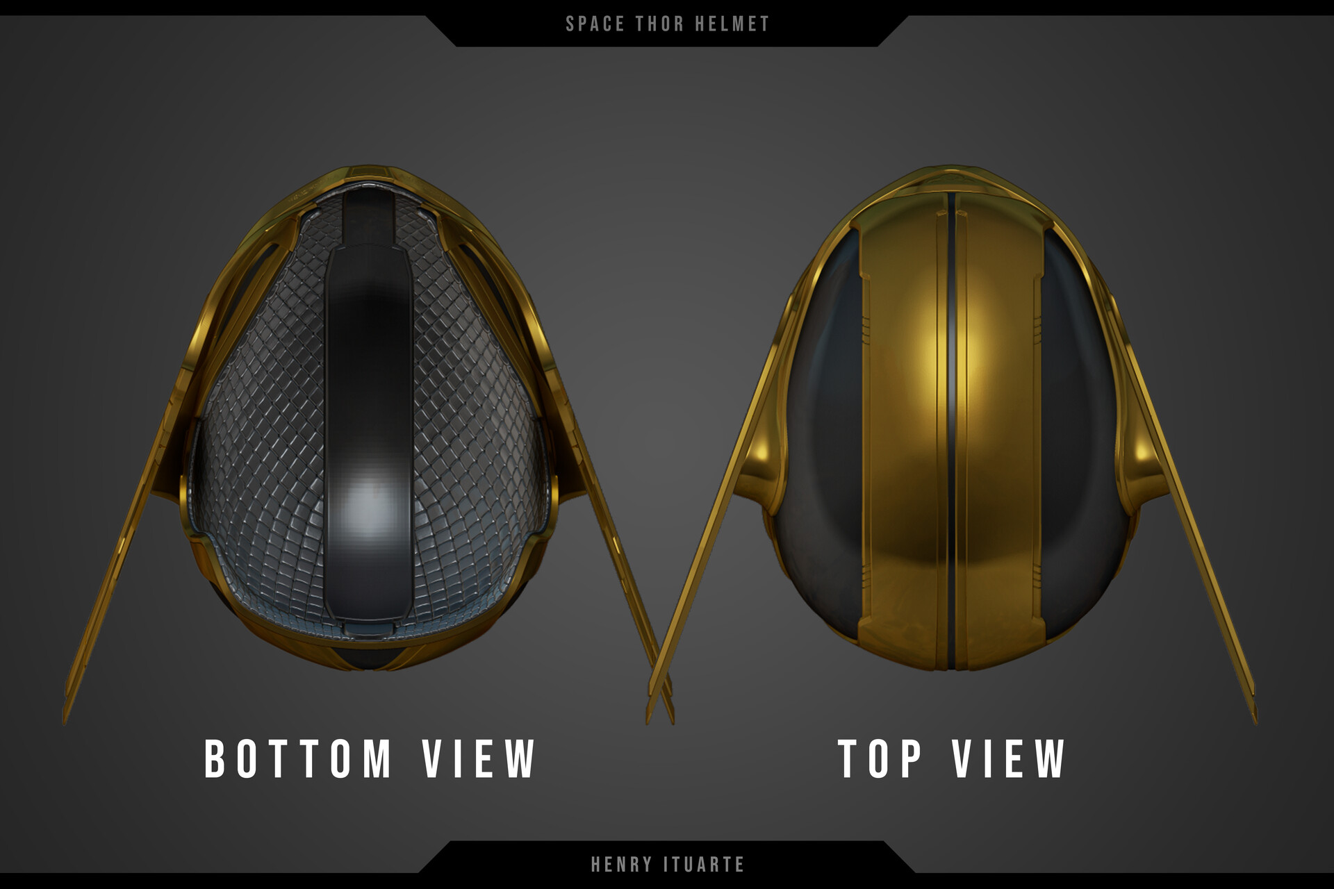 thor helmet side view