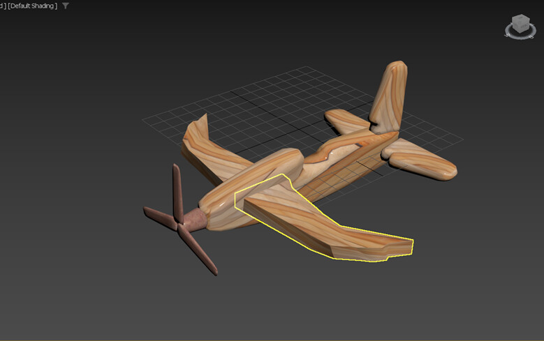 ArtStation - 3DS MAX - Low Poly Aeroplane ( CONCEPT )