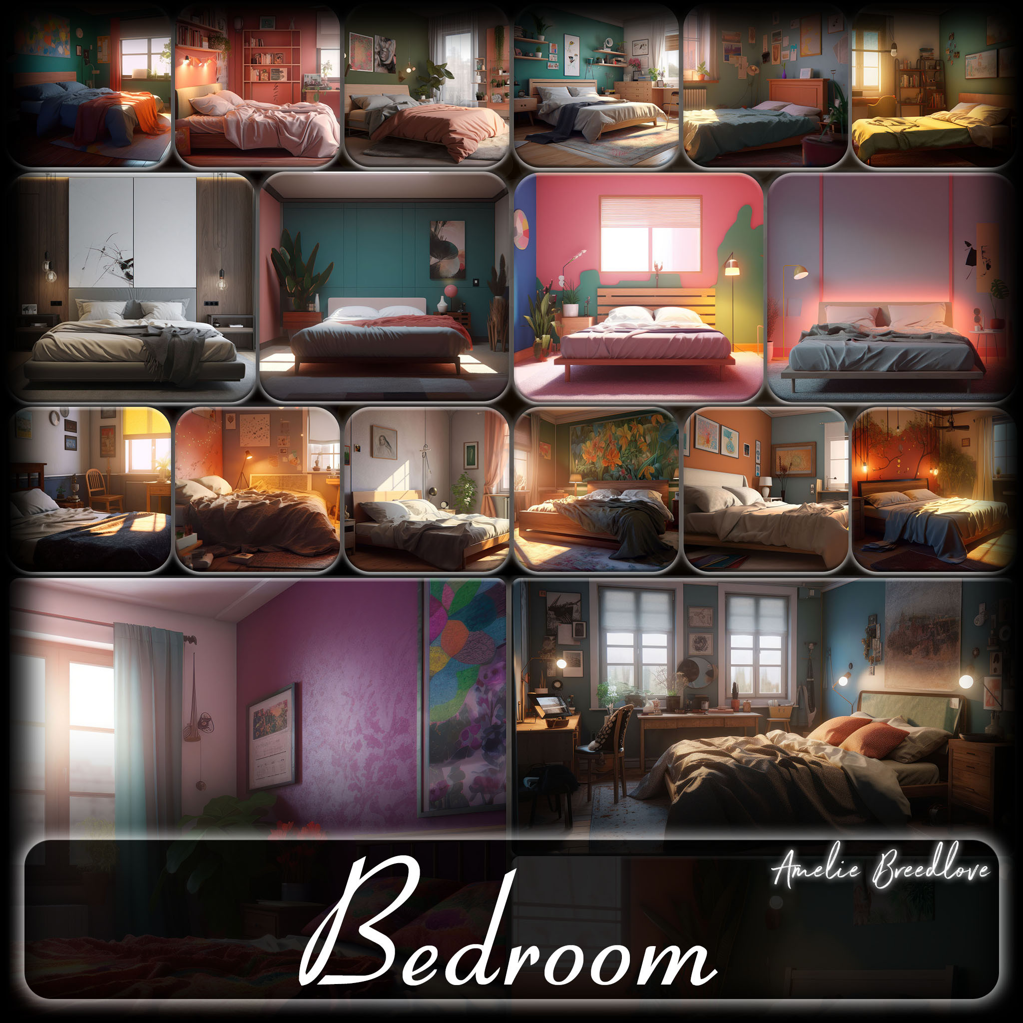 Amelie Breedlove - 200 Bedroom - Couple | Interior Reference Pack | 4K ...