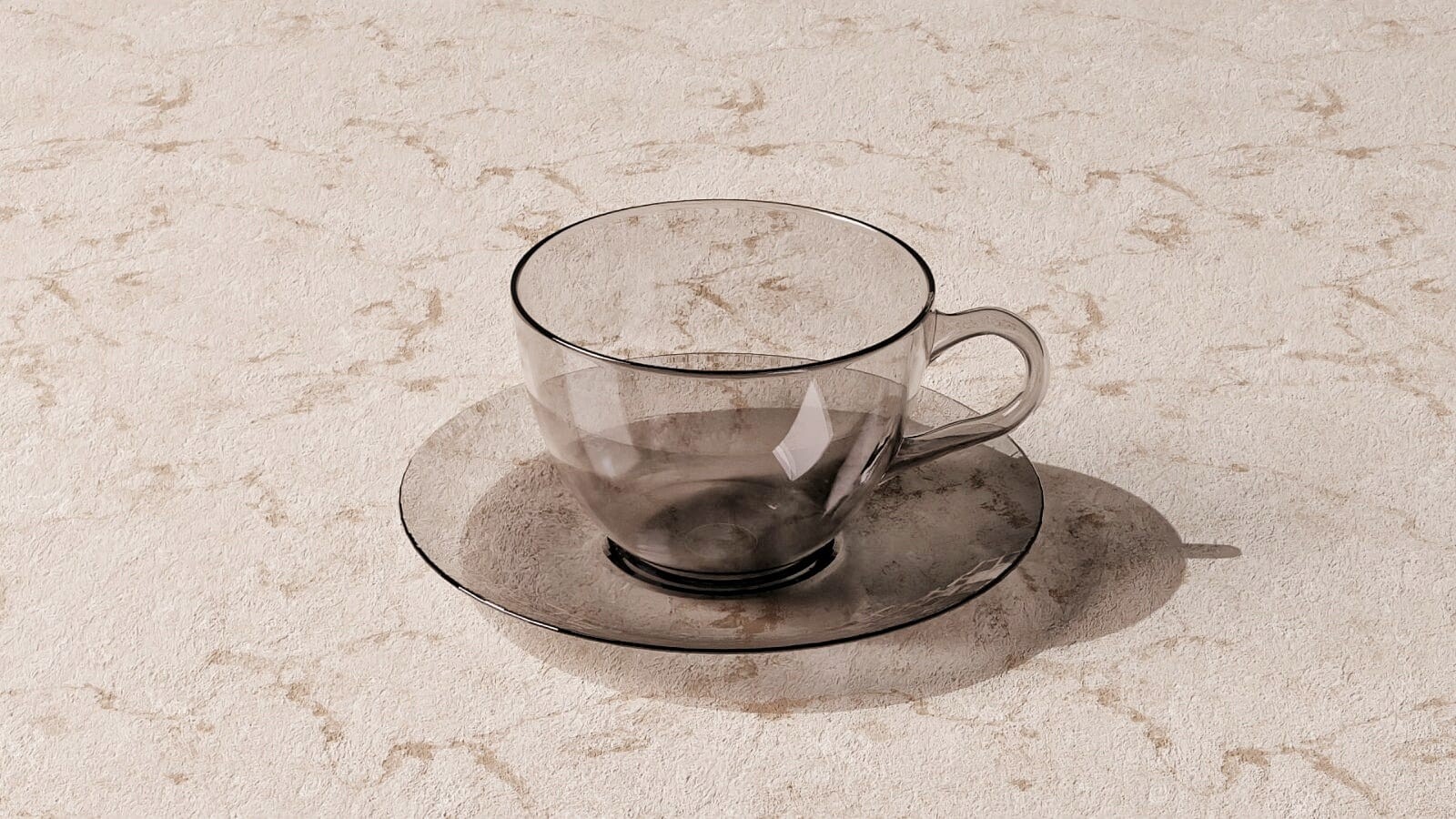 ArtStation - Glass coffee mug