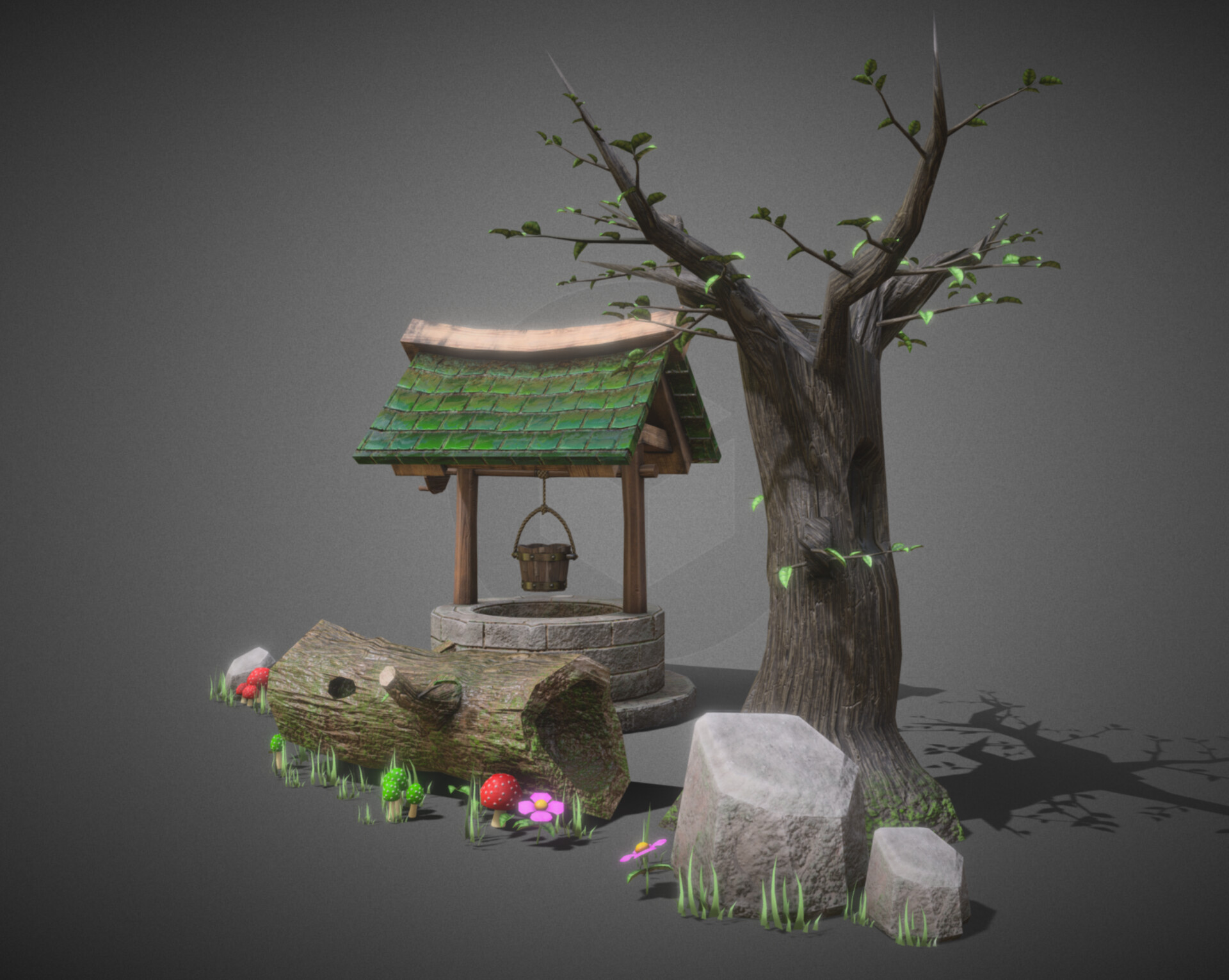 Colin Merrick - Stylised Wood Environment Scene