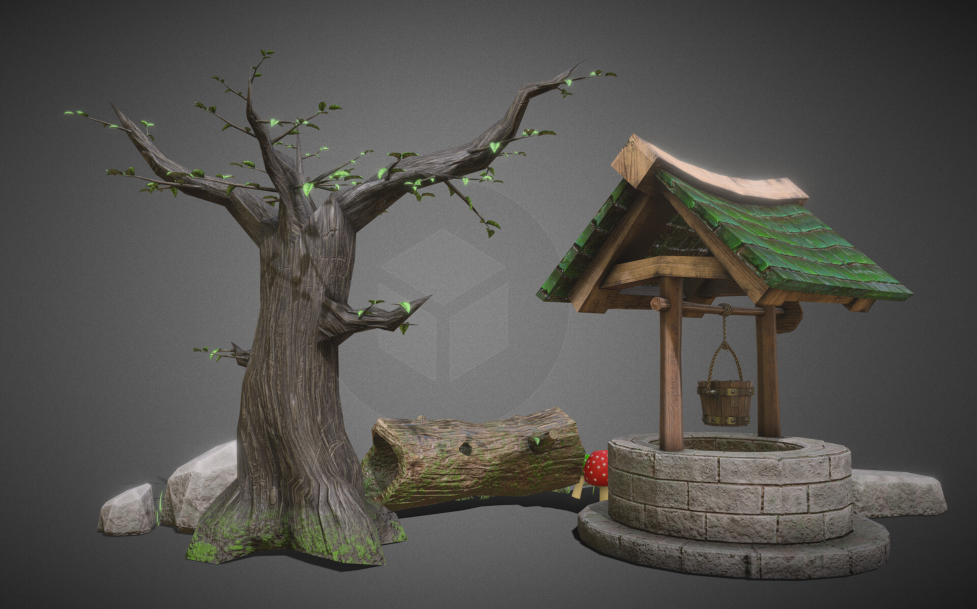 Colin Merrick - Stylised Wood Environment Scene