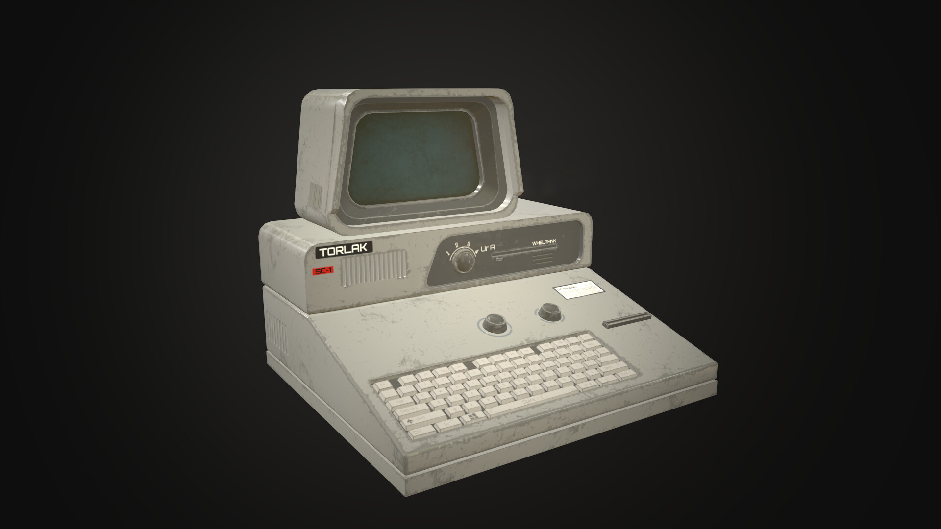 ArtStation - sci-fi computer - 1 3d model