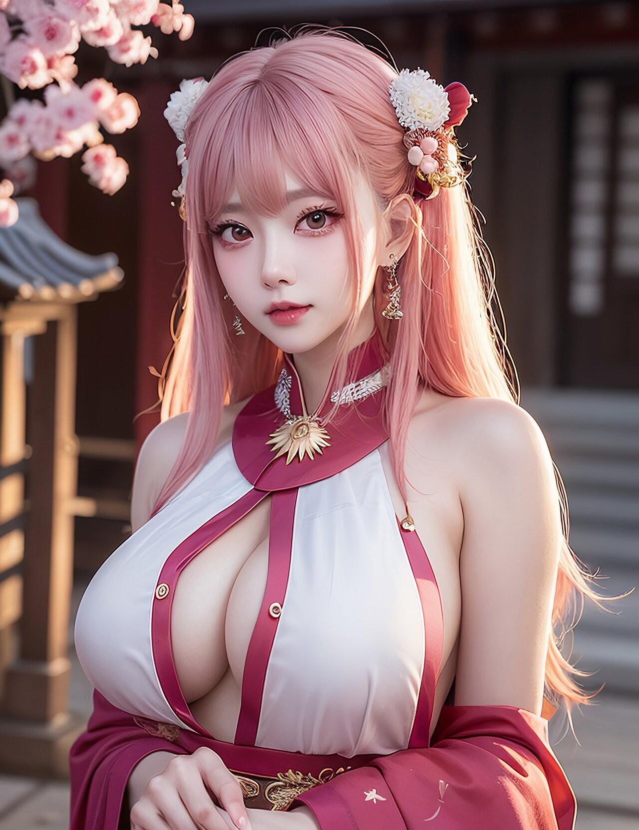 ArtStation - Woman dressed as Yae Miko