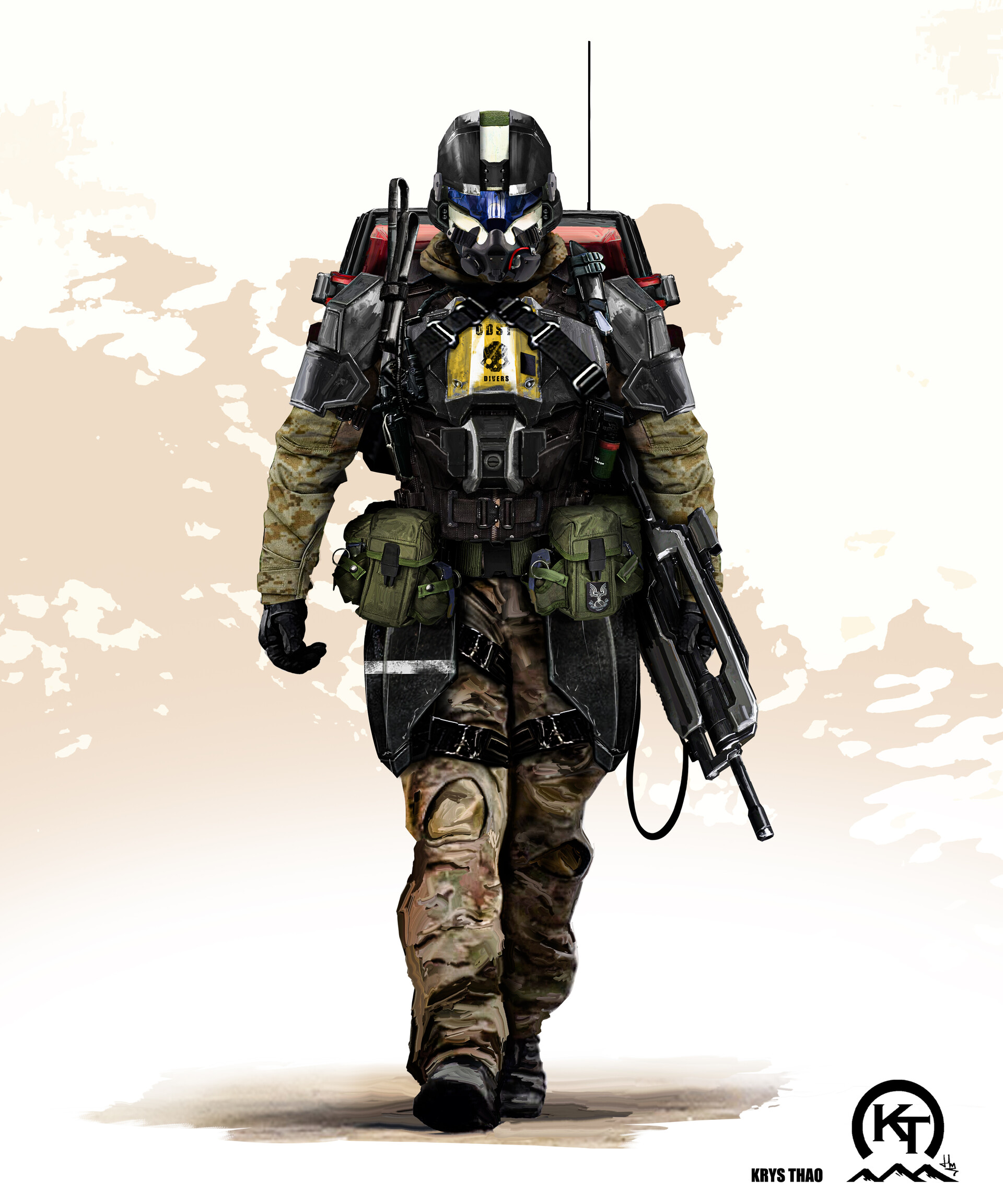 Hell Diver Team by Krys Thao : r/ImaginarySoldiers