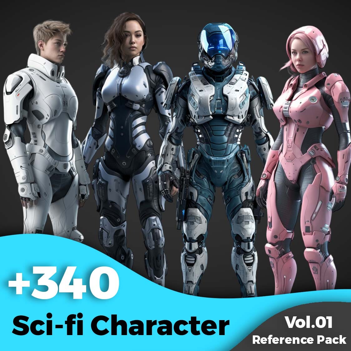 ArtStation - +340 SCI-FI Character