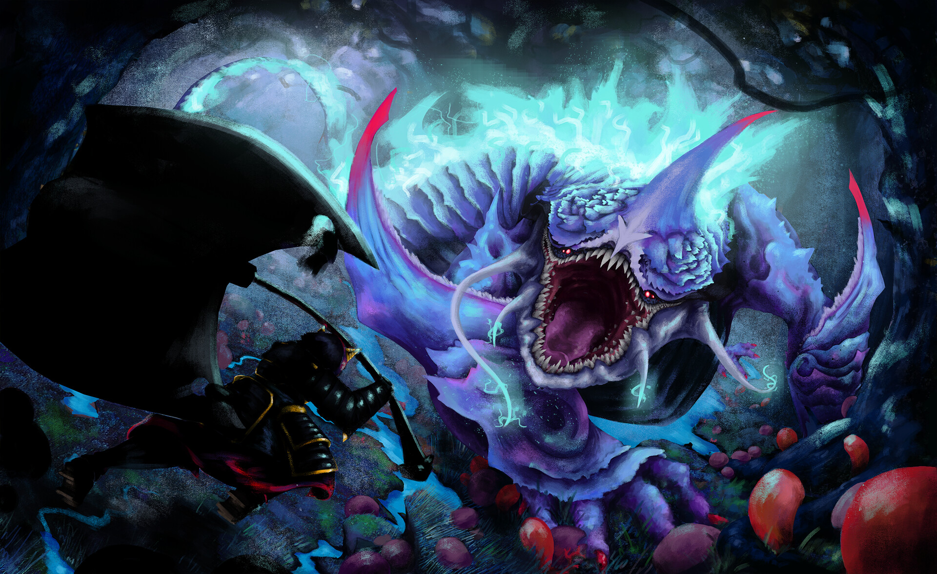 ArtStation - Shocking encounter