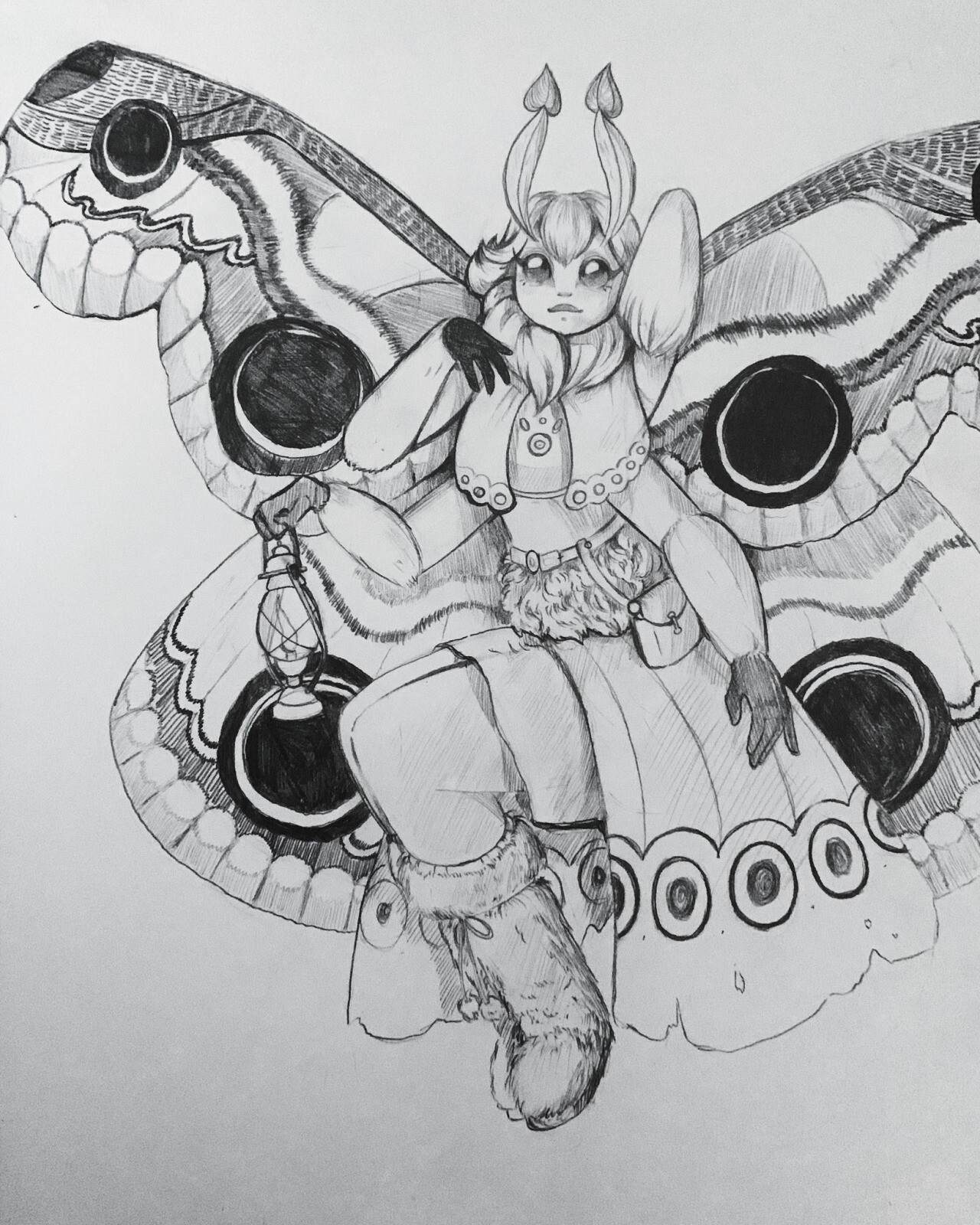 ArtStation - moth girl design