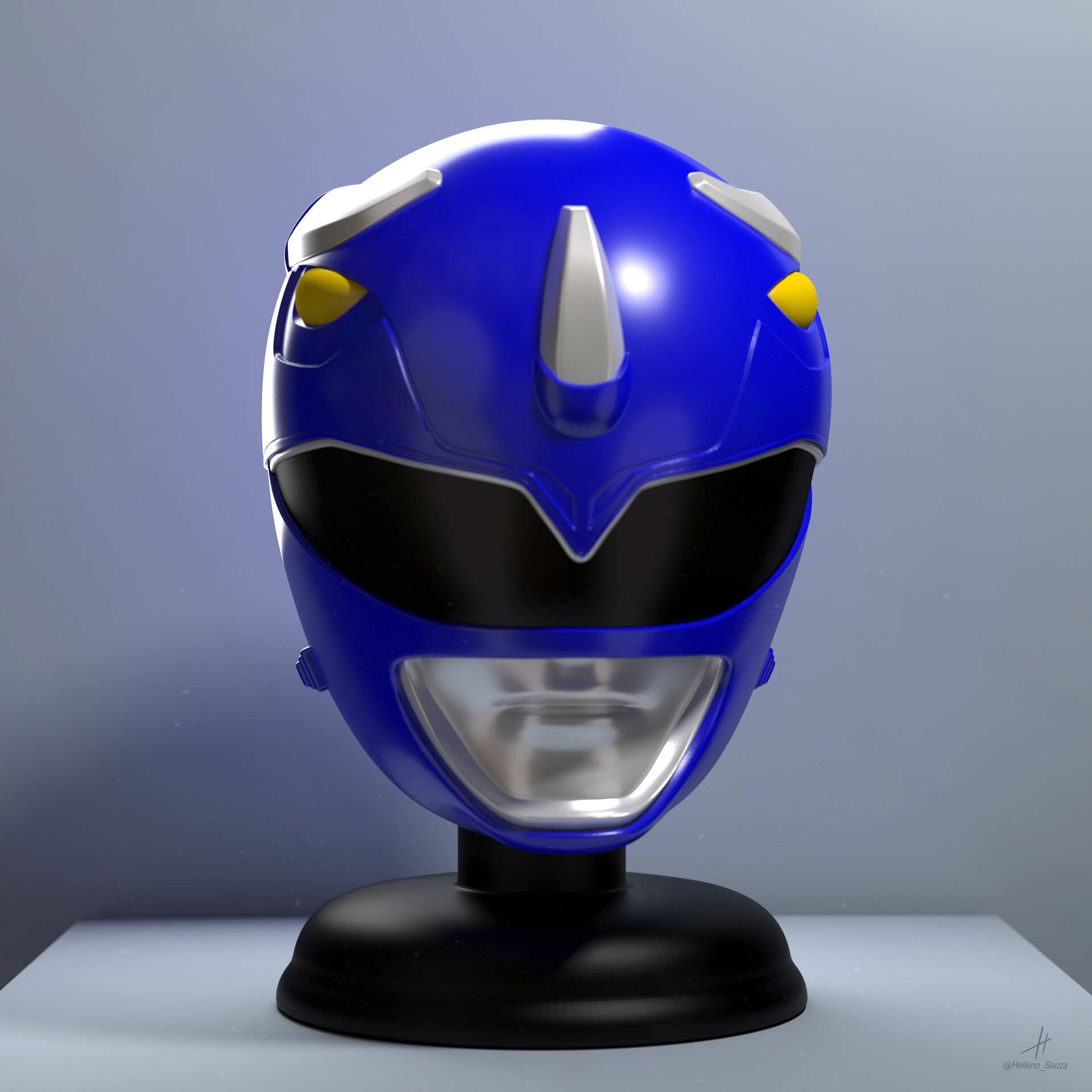 Mighty Morphin Power Rangers Blue Ranger Helmet
