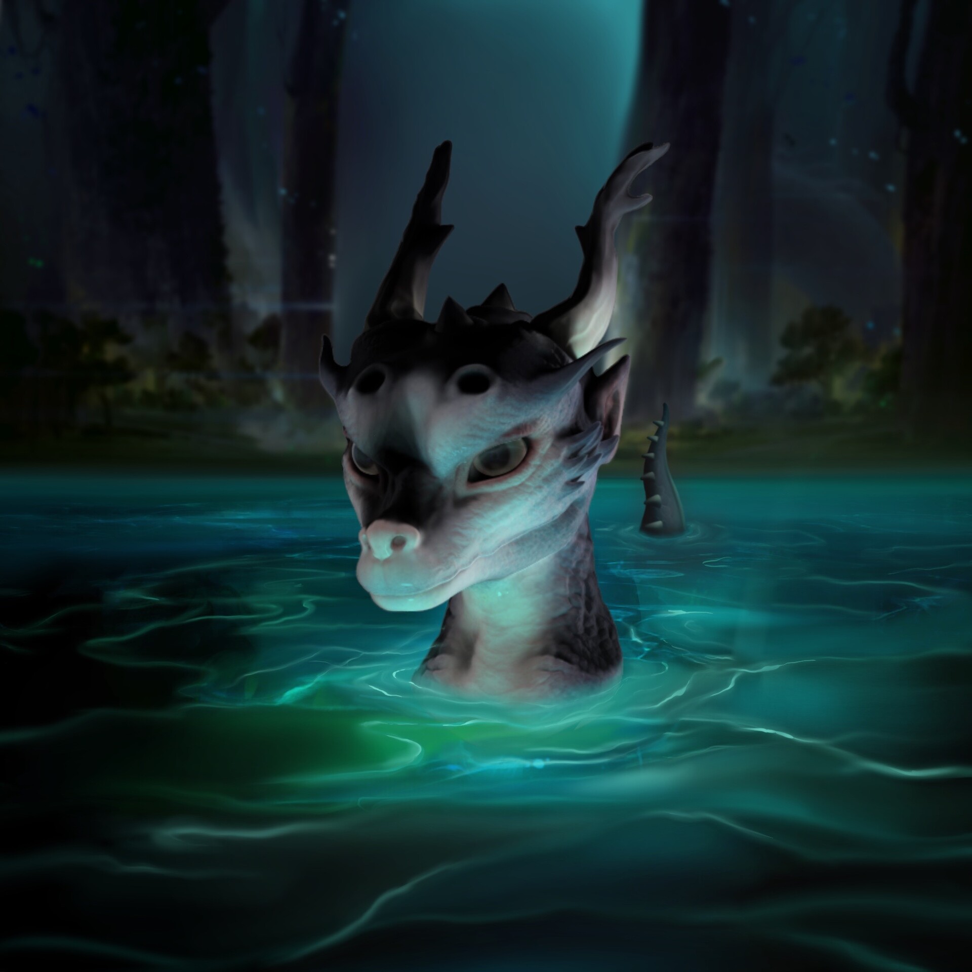 ArtStation - Water Dragon