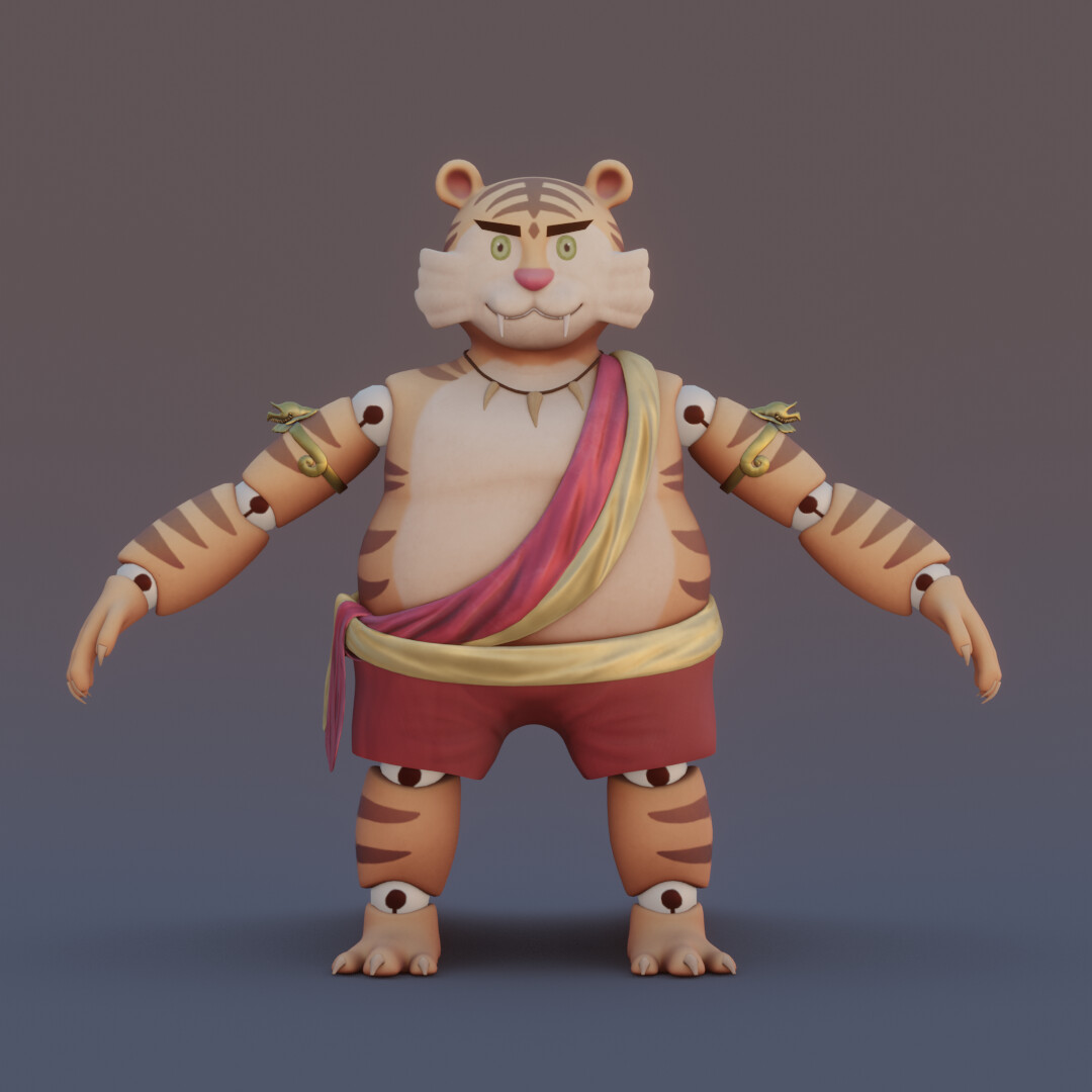 ArtStation - Tiger Character