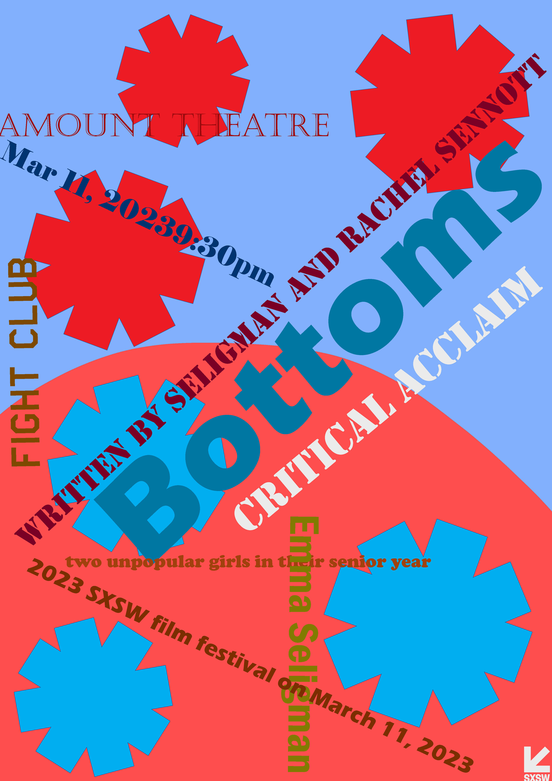 ArtStation - Bottoms Movie Poster