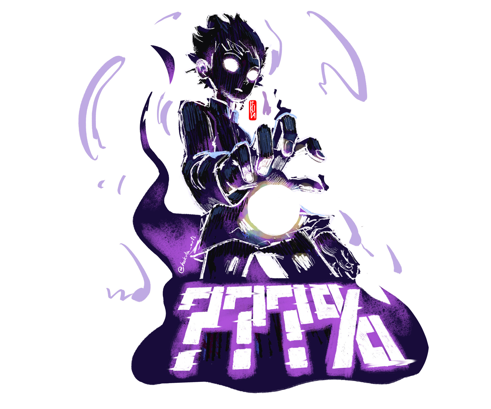 ArtStation - ???% Mob Psycho 100 fanart