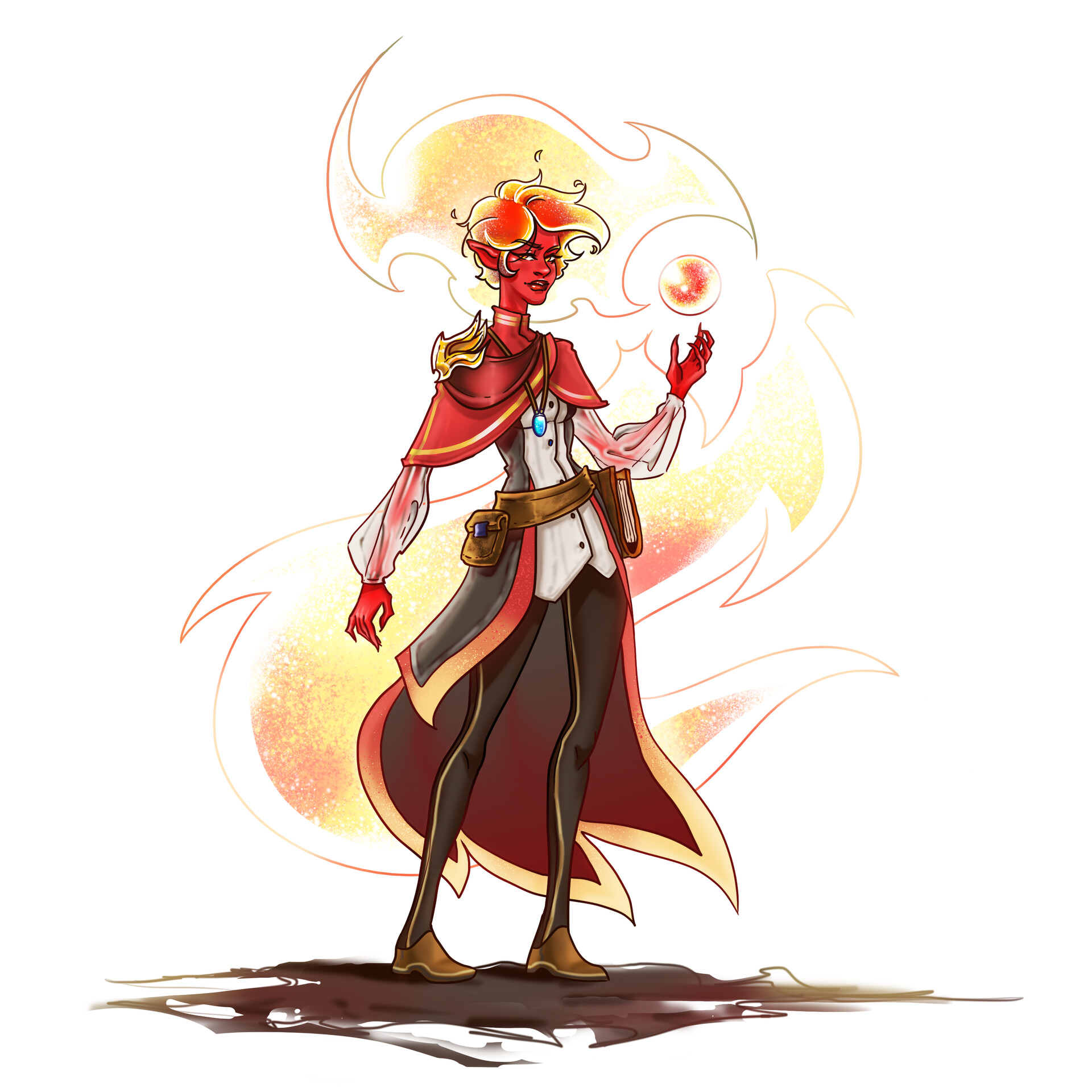 ArtStation - Fire Genasi