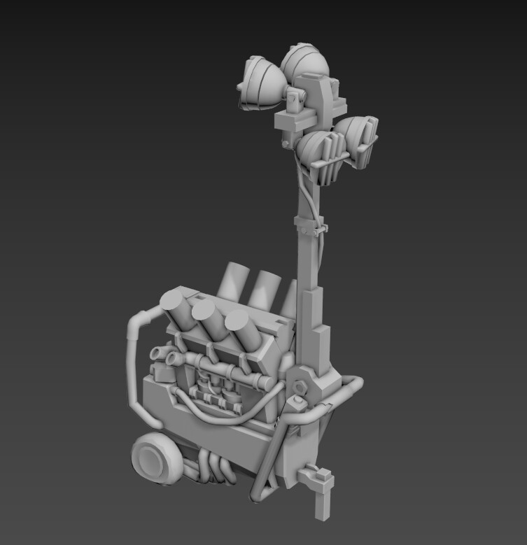 ArtStation - Generator miniature modeling (Dead by Daylight)