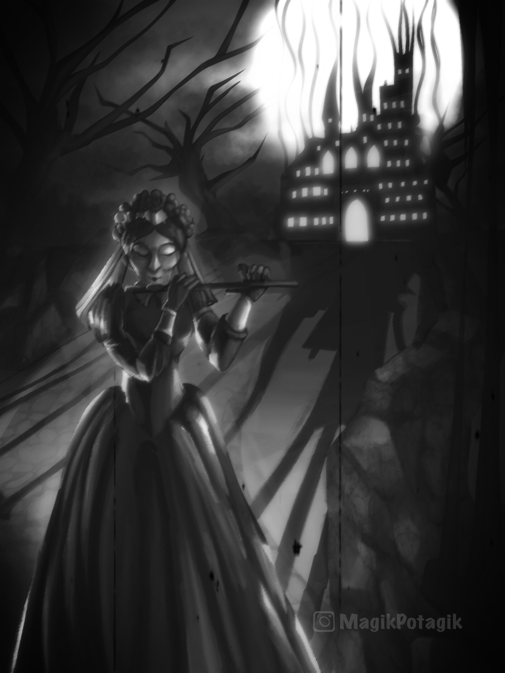 ArtStation - Creatuanary - Azathoth - Gothic Horror