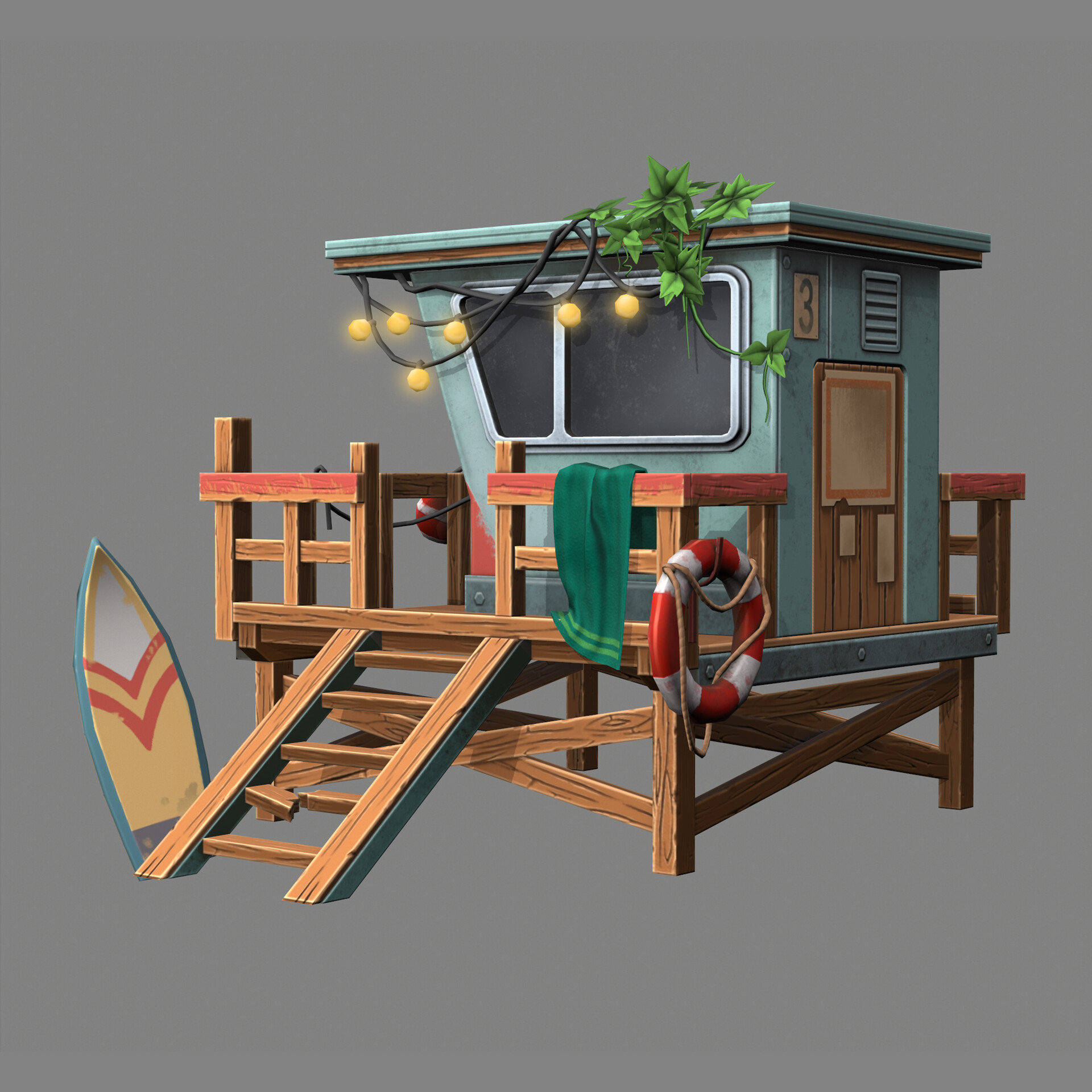 ArtStation - Beach house