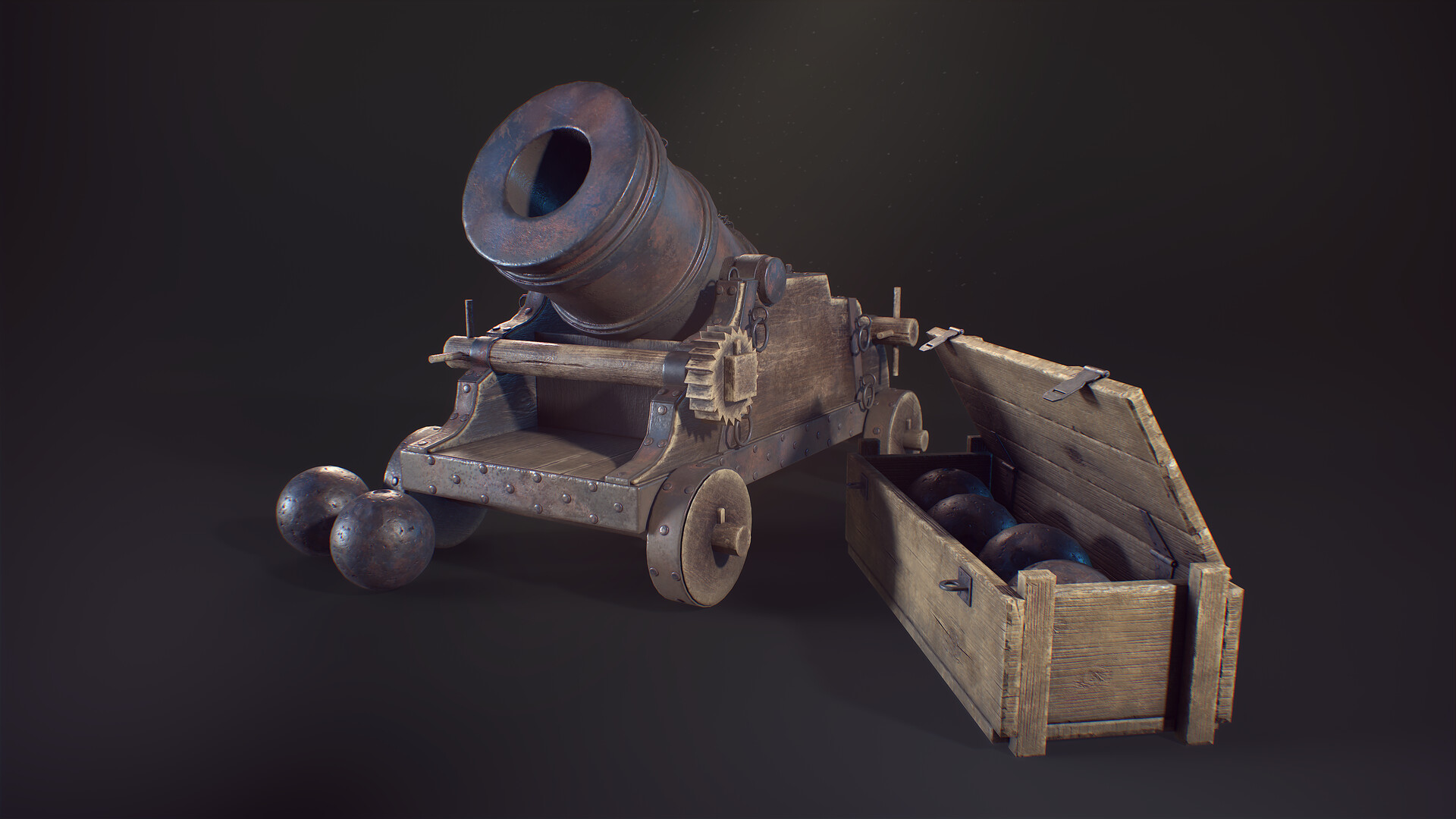 ArtStation - Medieval mortar