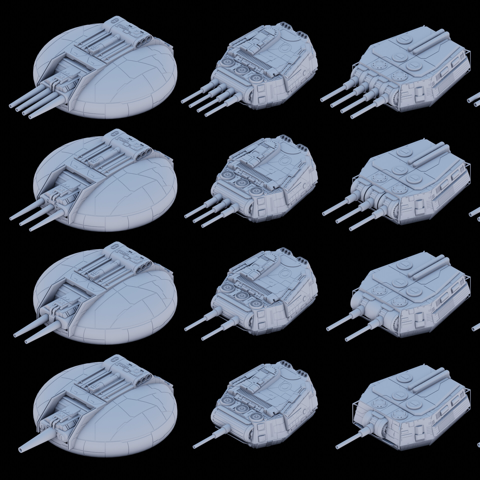 ArtStation - Gun turret (WIP №1)