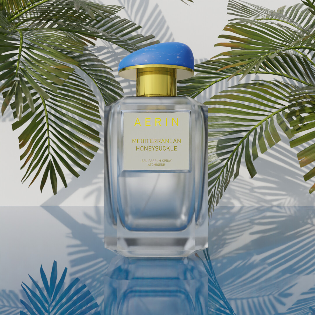 ArtStation - 3D visualization modeling and animation of AERIN perfume