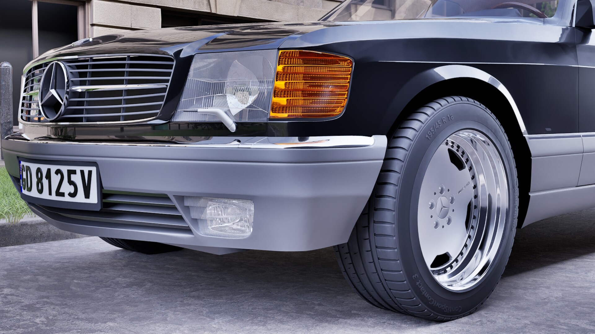 Michał Chloupek - Mercedes C126_Automotive Project